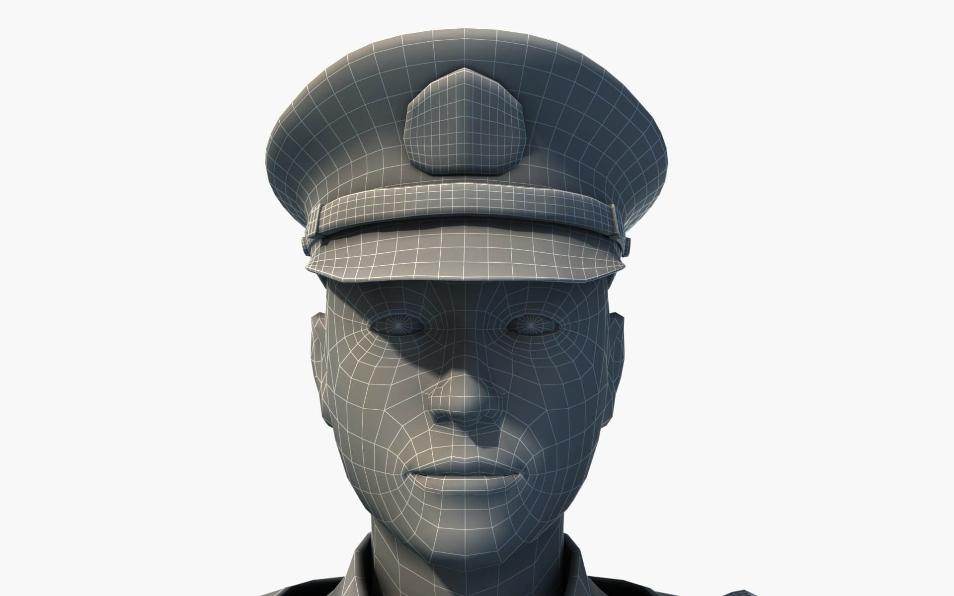 Japanese Police 0002 - 3D Model by tomoplace