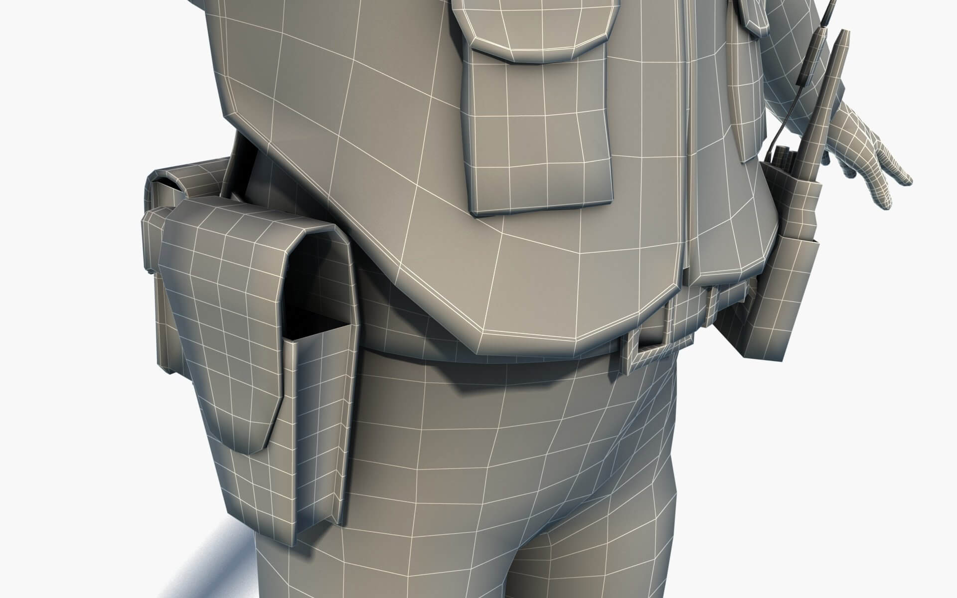 Japanese Police 0002 - 3D Model by tomoplace