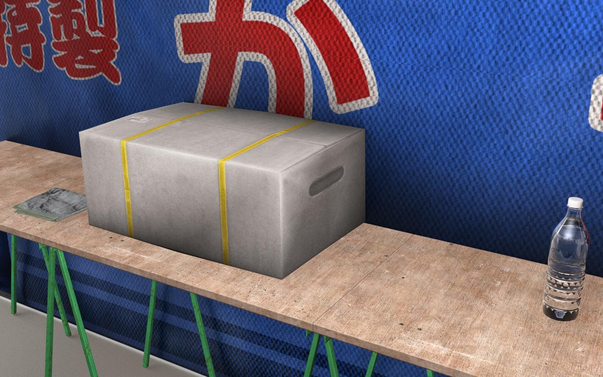 Japanese Street Stall 0003 Kakigori Stand - 3D Model by tomoplace