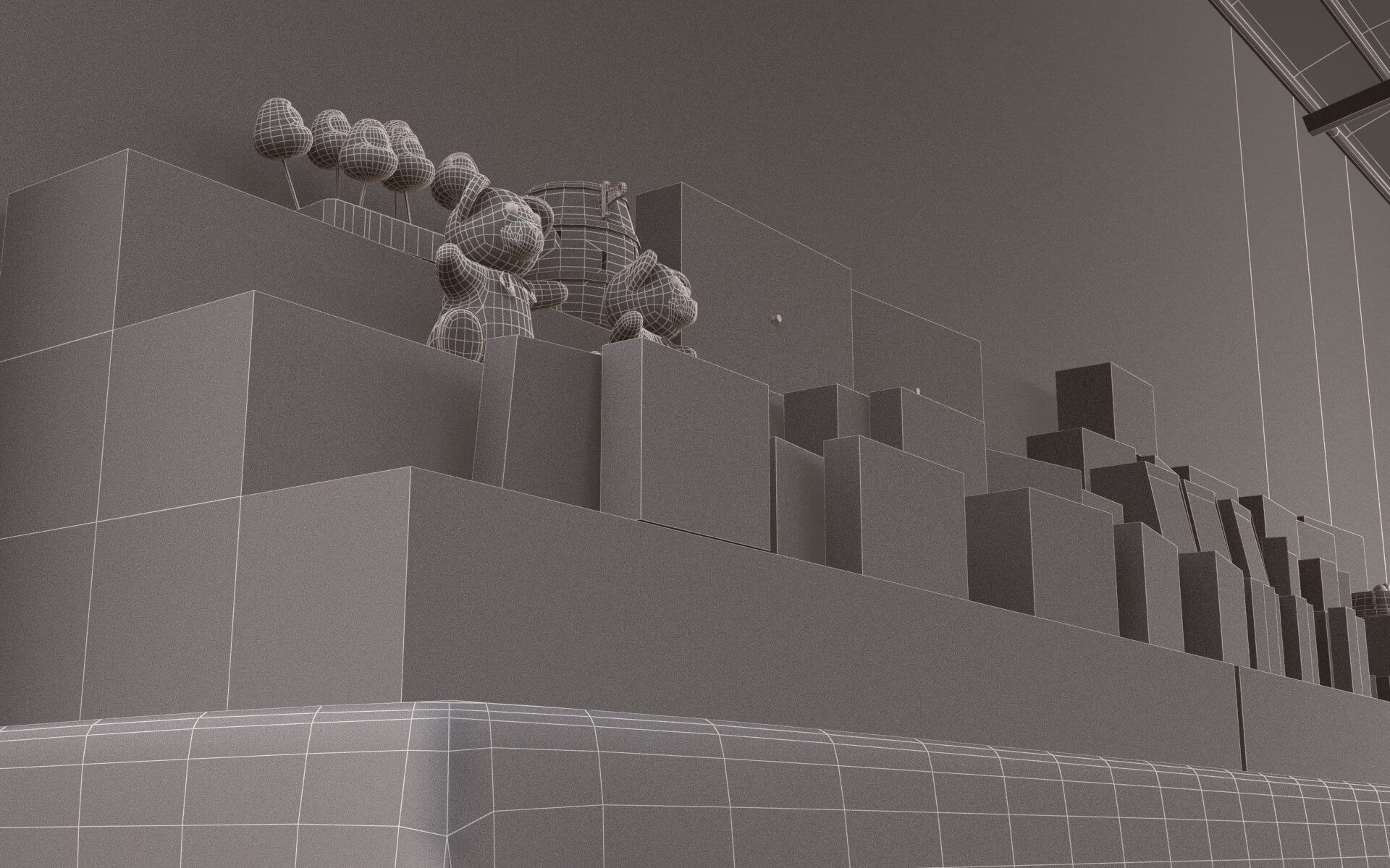 Japanese Street Stall 0008 Shateki Gun-shooting 3D Model by tomoplace
