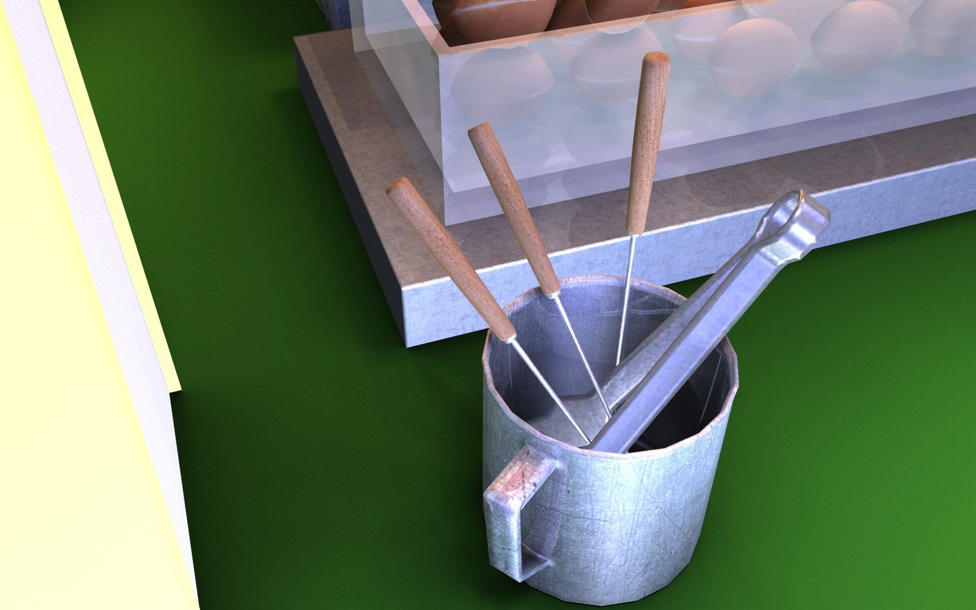 Japanese Street Stall 0010 Sponge Cake - 3D Model by tomoplace