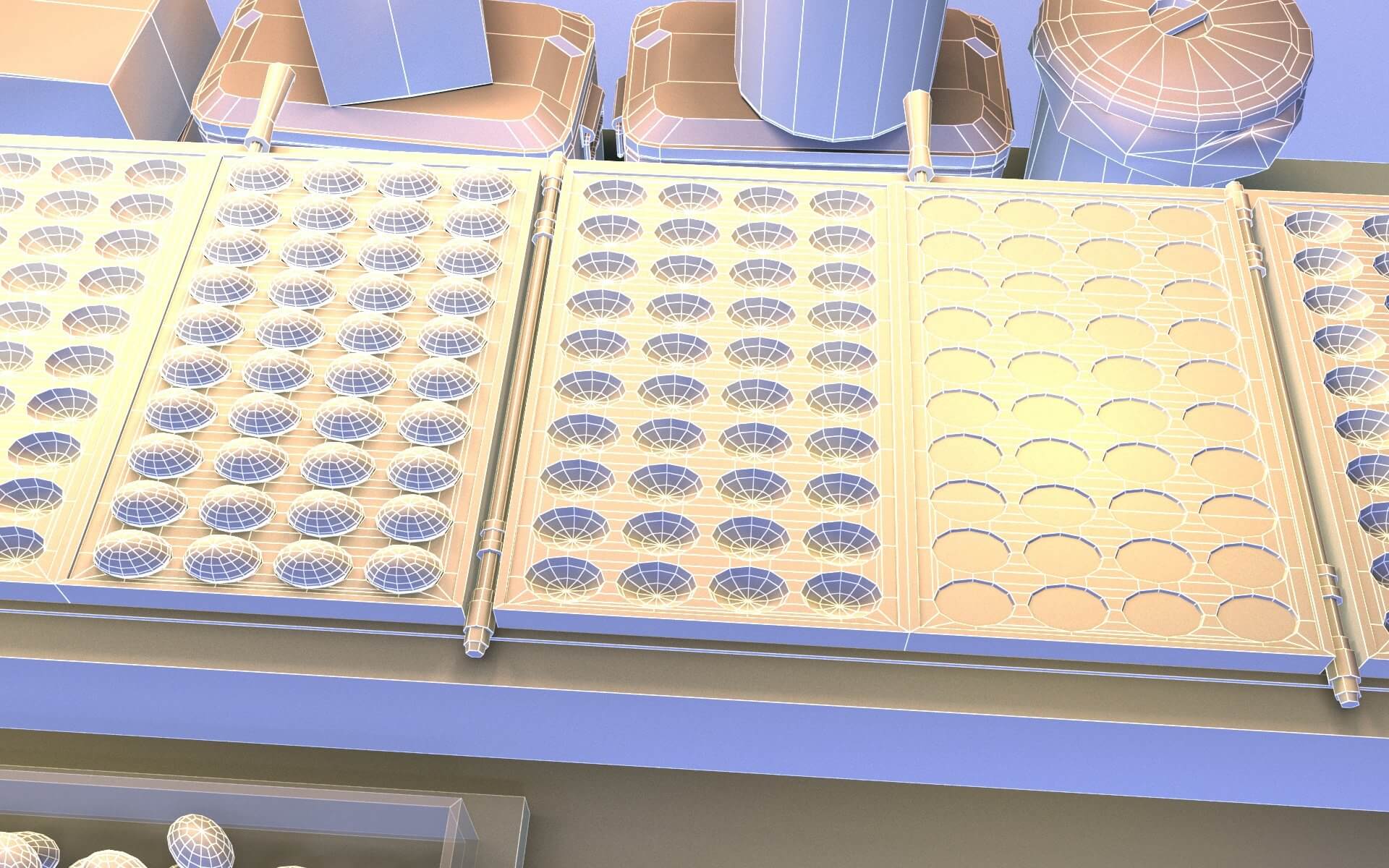 Japanese Street Stall 0010 Sponge Cake - 3D Model by tomoplace