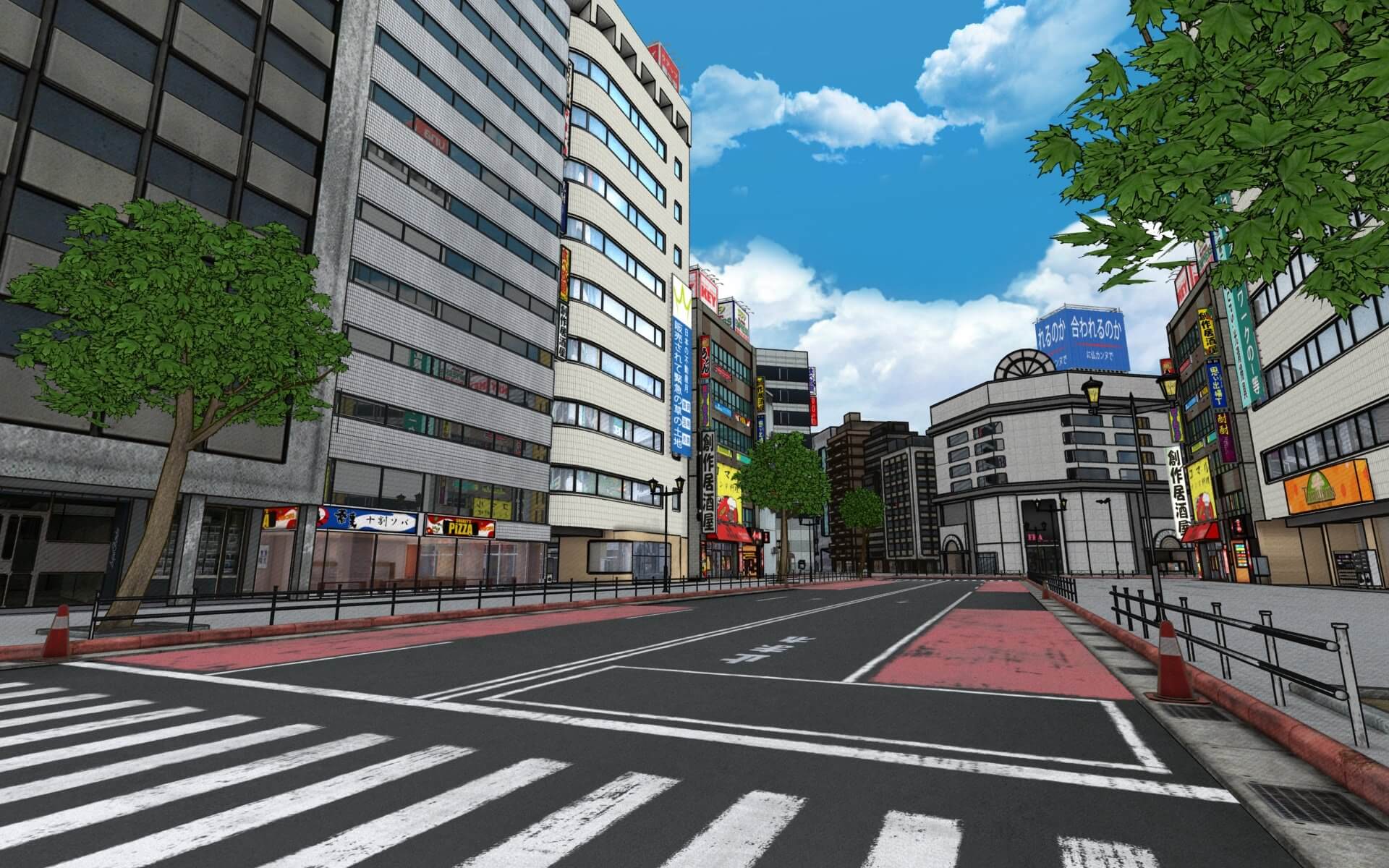 Japanese Streetscape 0006 - 3D Model by tomoplace