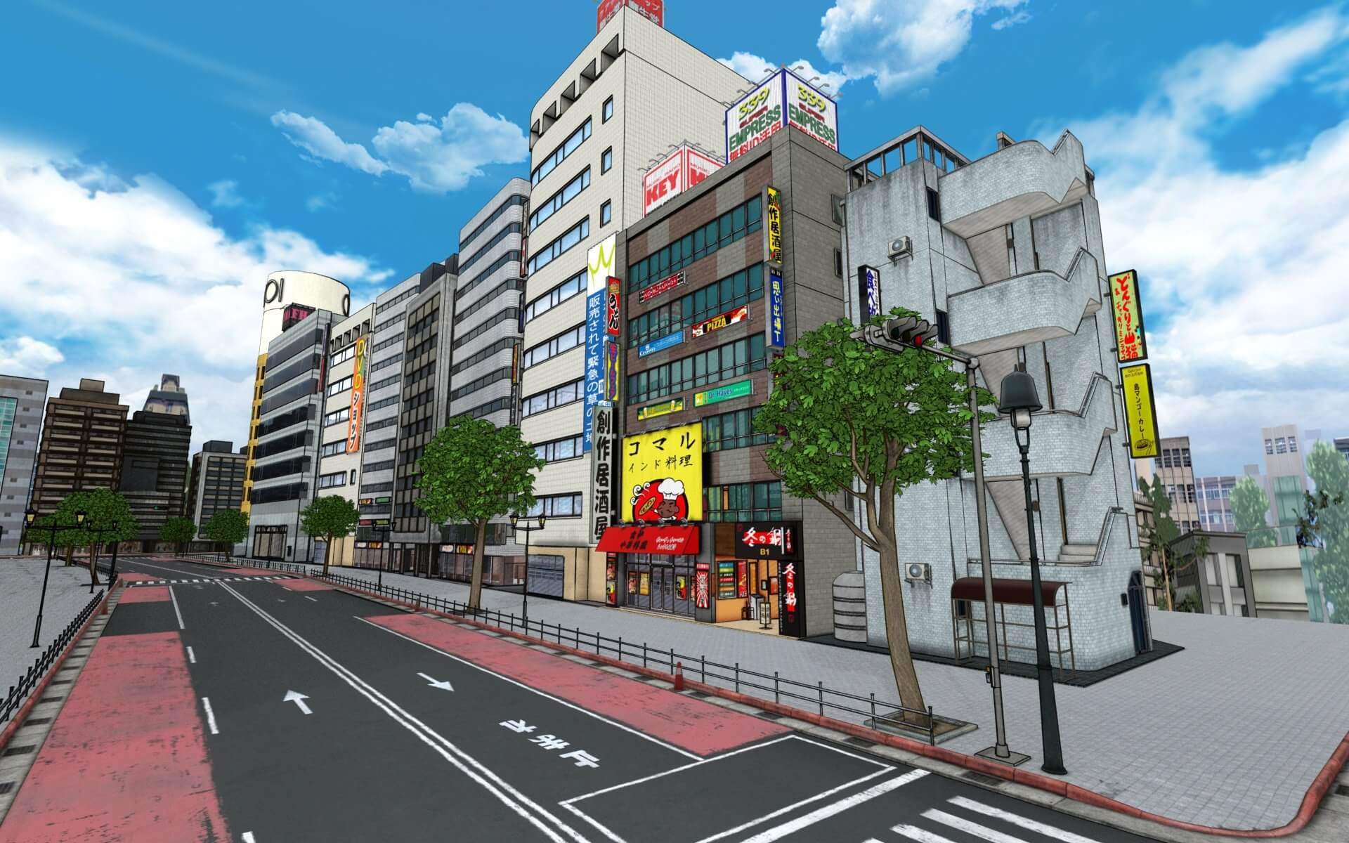 Japanese Streetscape 0006 - 3D Model by tomoplace