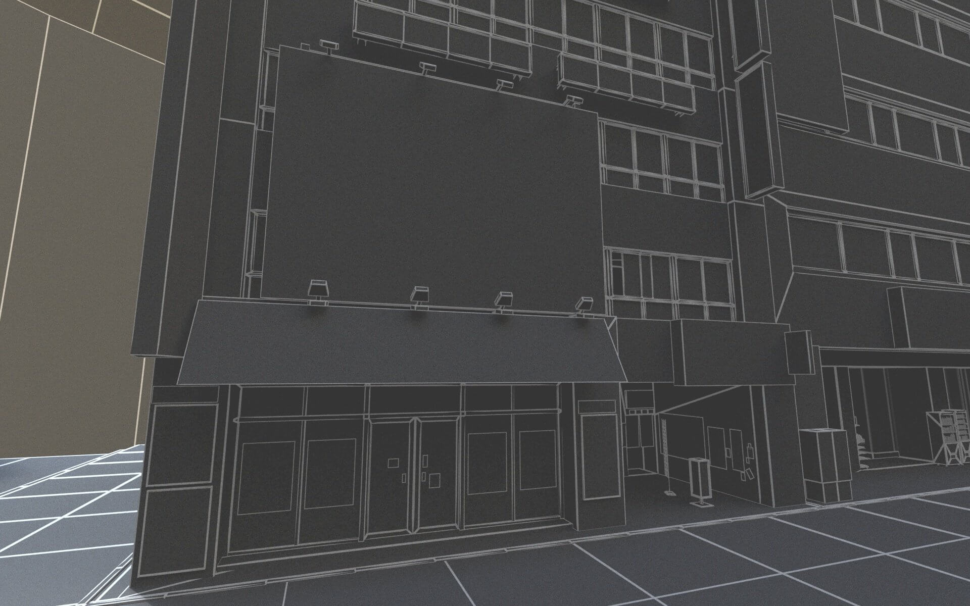 Japanese Streetscape 0006 - 3D Model by tomoplace