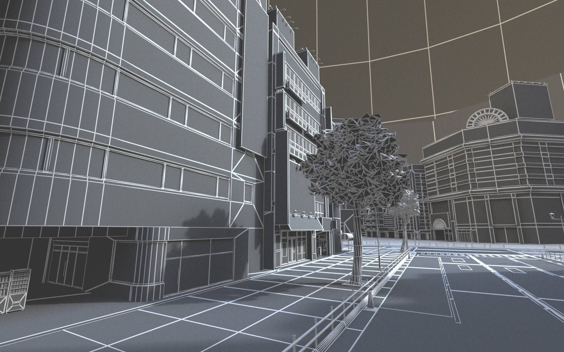 Japanese Streetscape 0006 - 3D Model by tomoplace