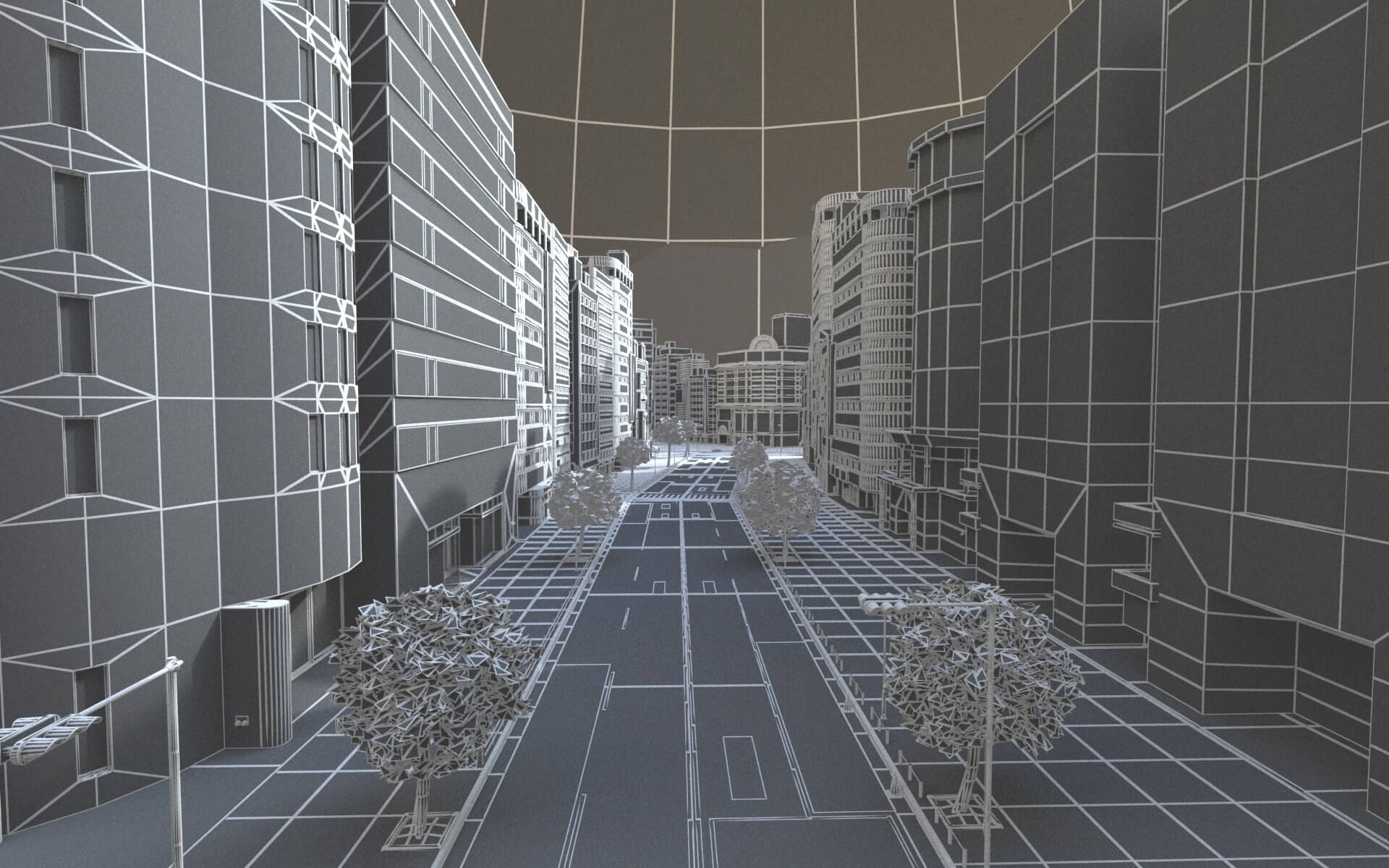 Japanese Streetscape 0006 - 3D Model by tomoplace