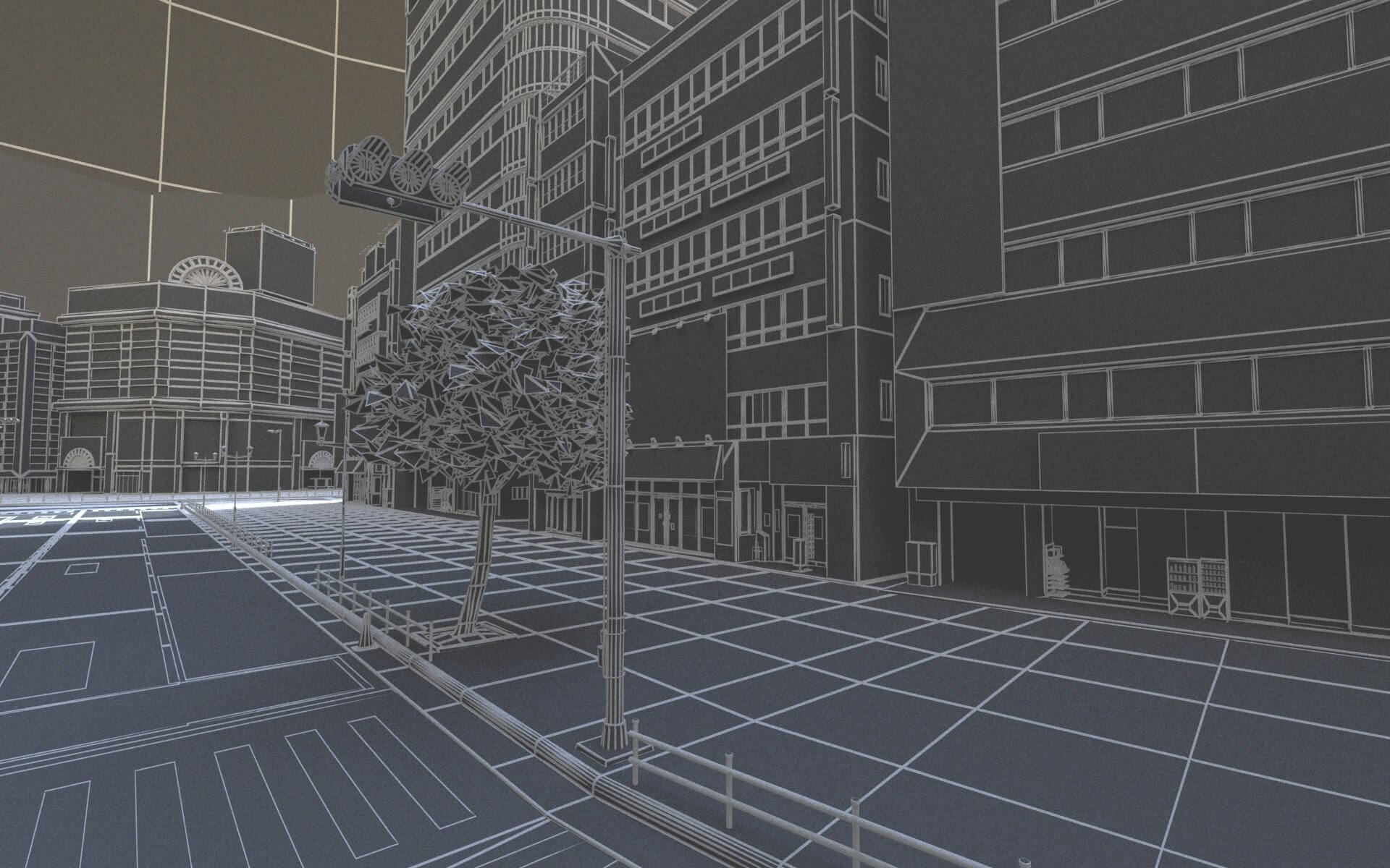 Japanese Streetscape 0006 - 3D Model by tomoplace