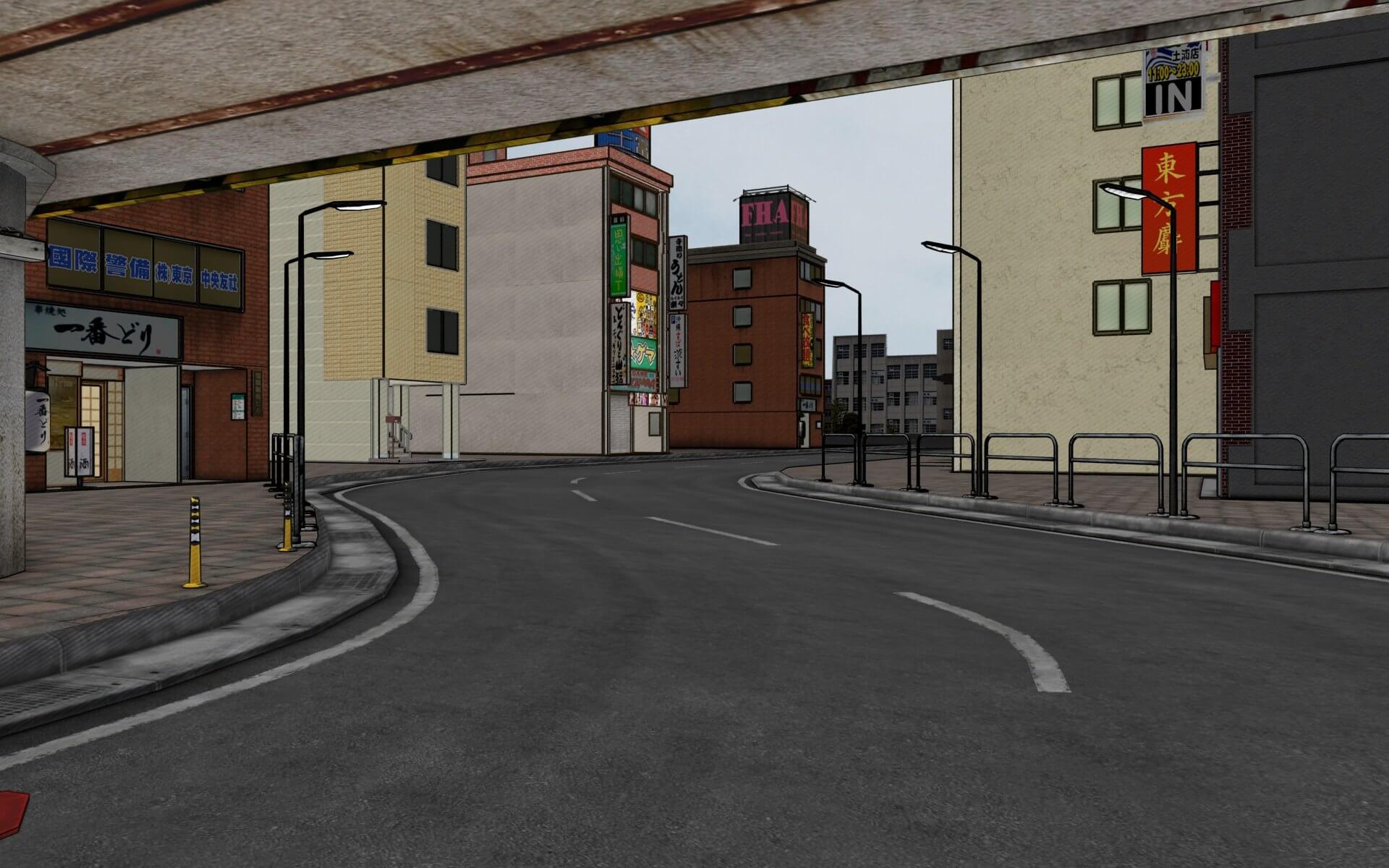 Japanese Streetscape 0007 - 3D Model by tomoplace