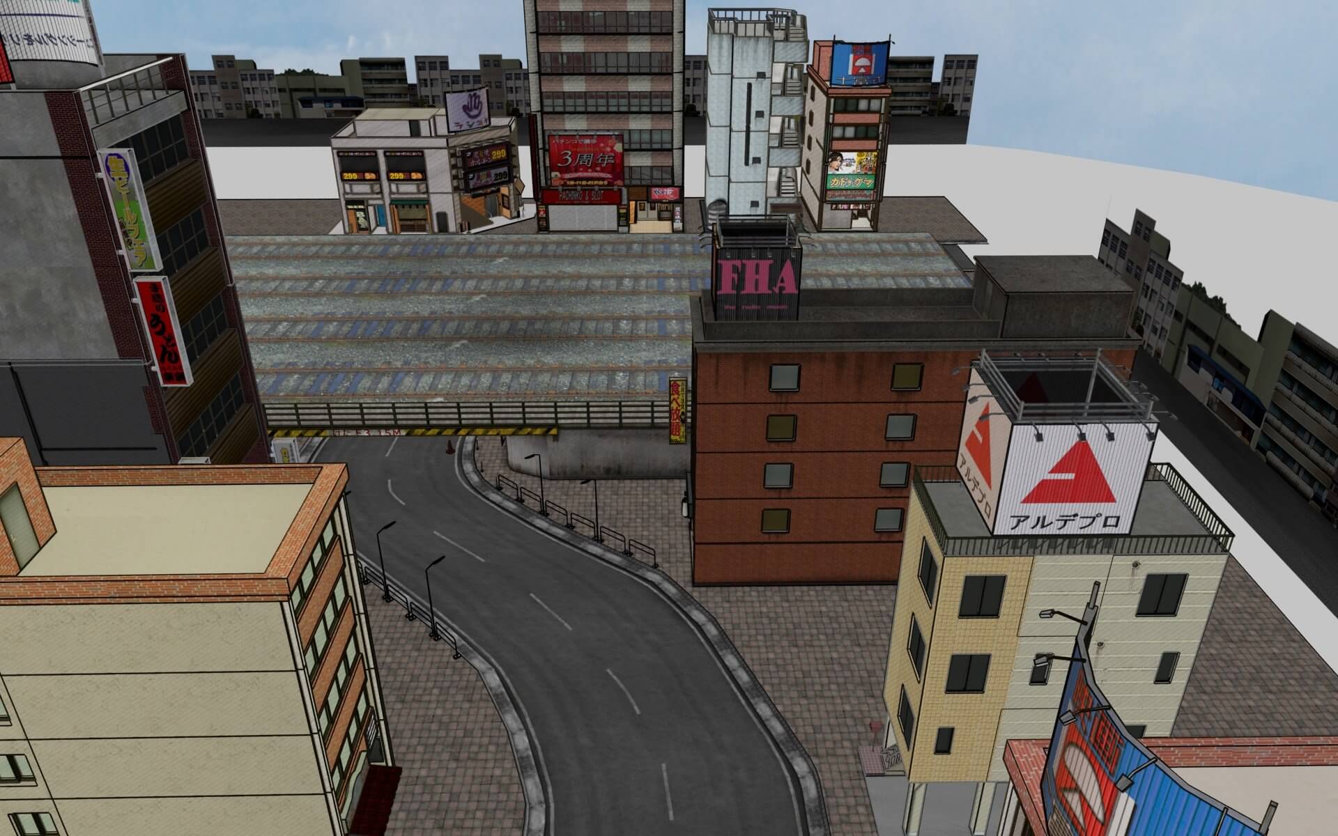 Japanese Streetscape 0007 - 3D Model by tomoplace