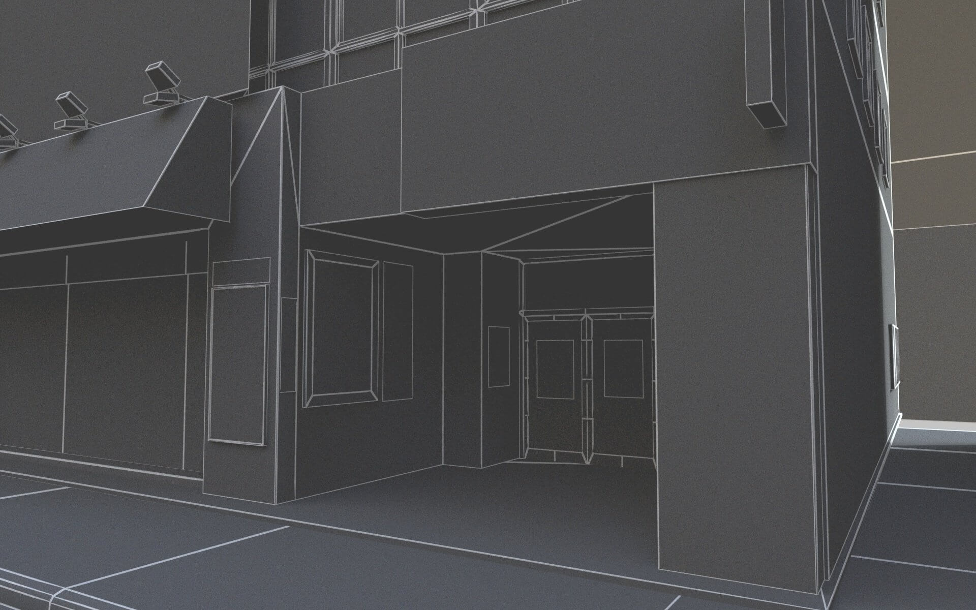 Japanese Streetscape 0007 - 3D Model by tomoplace