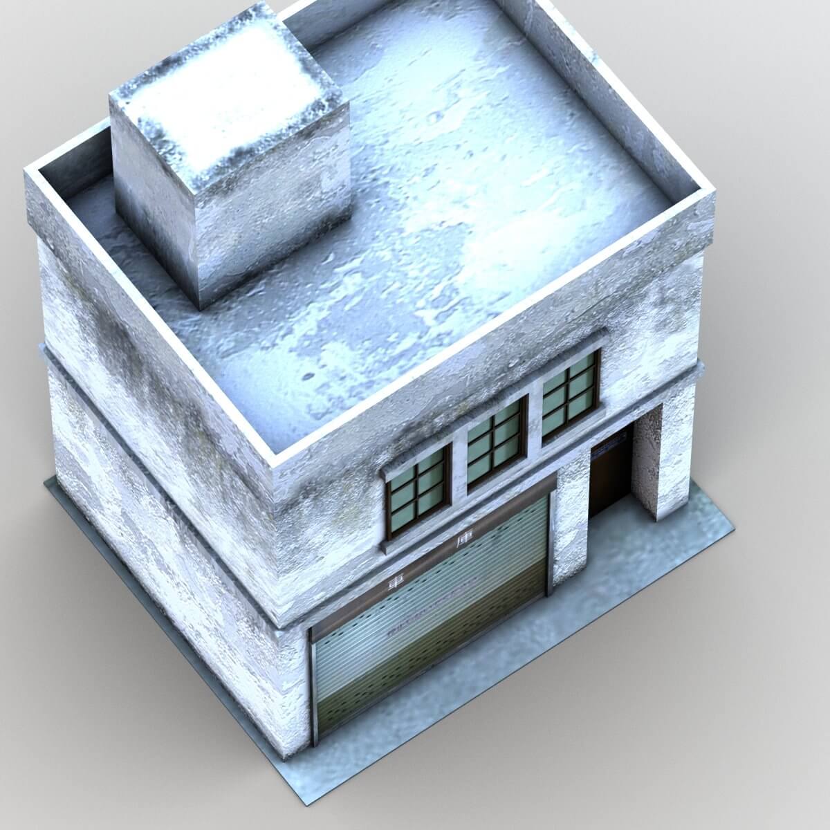 Japanese Style House 0001 - 3D Model by tomoplace