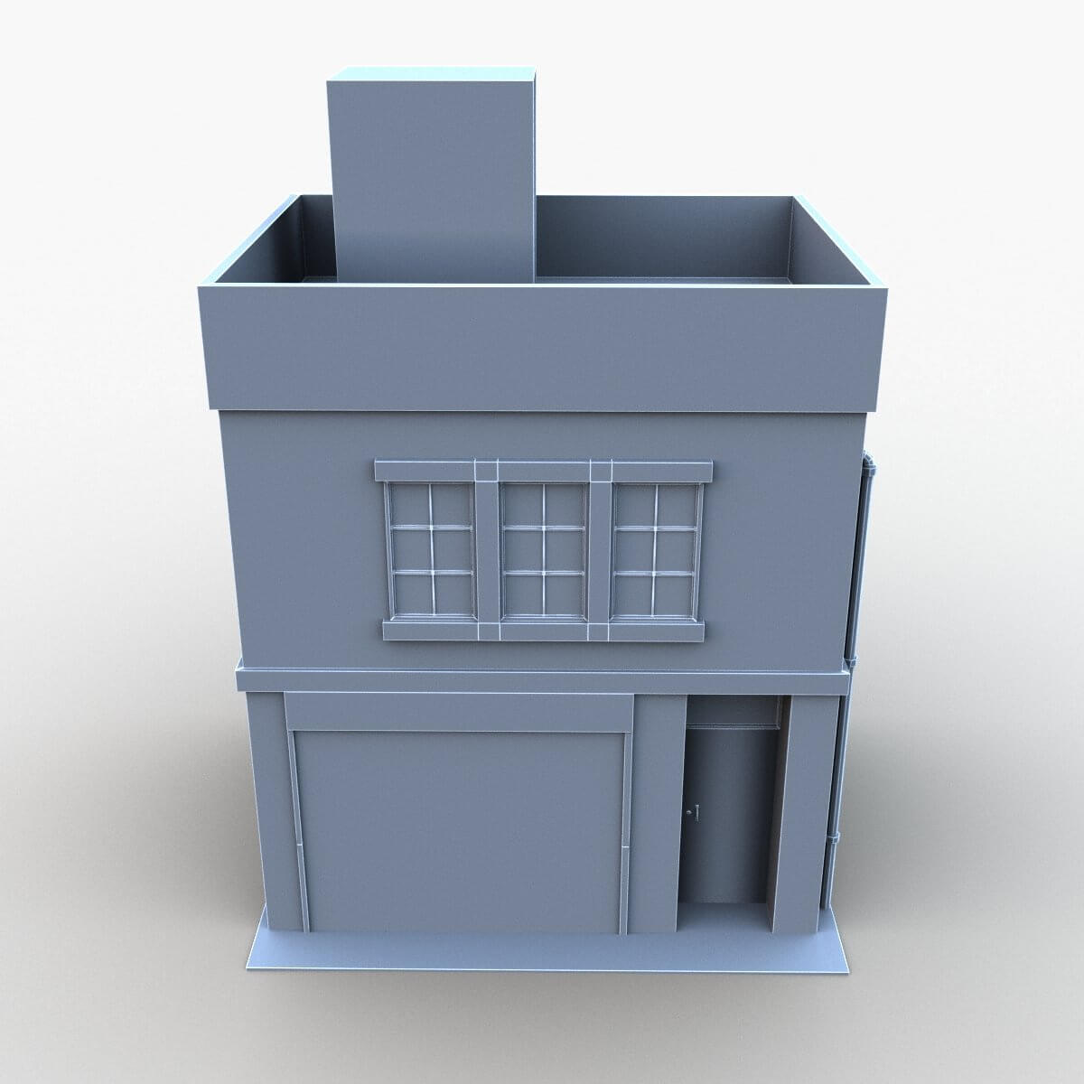 Japanese Style House 0001 - 3D Model by tomoplace