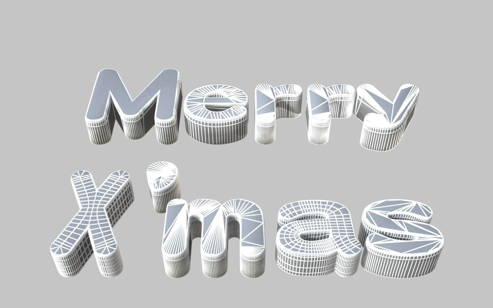 Merry Christmas - 3D Model by tomoplace