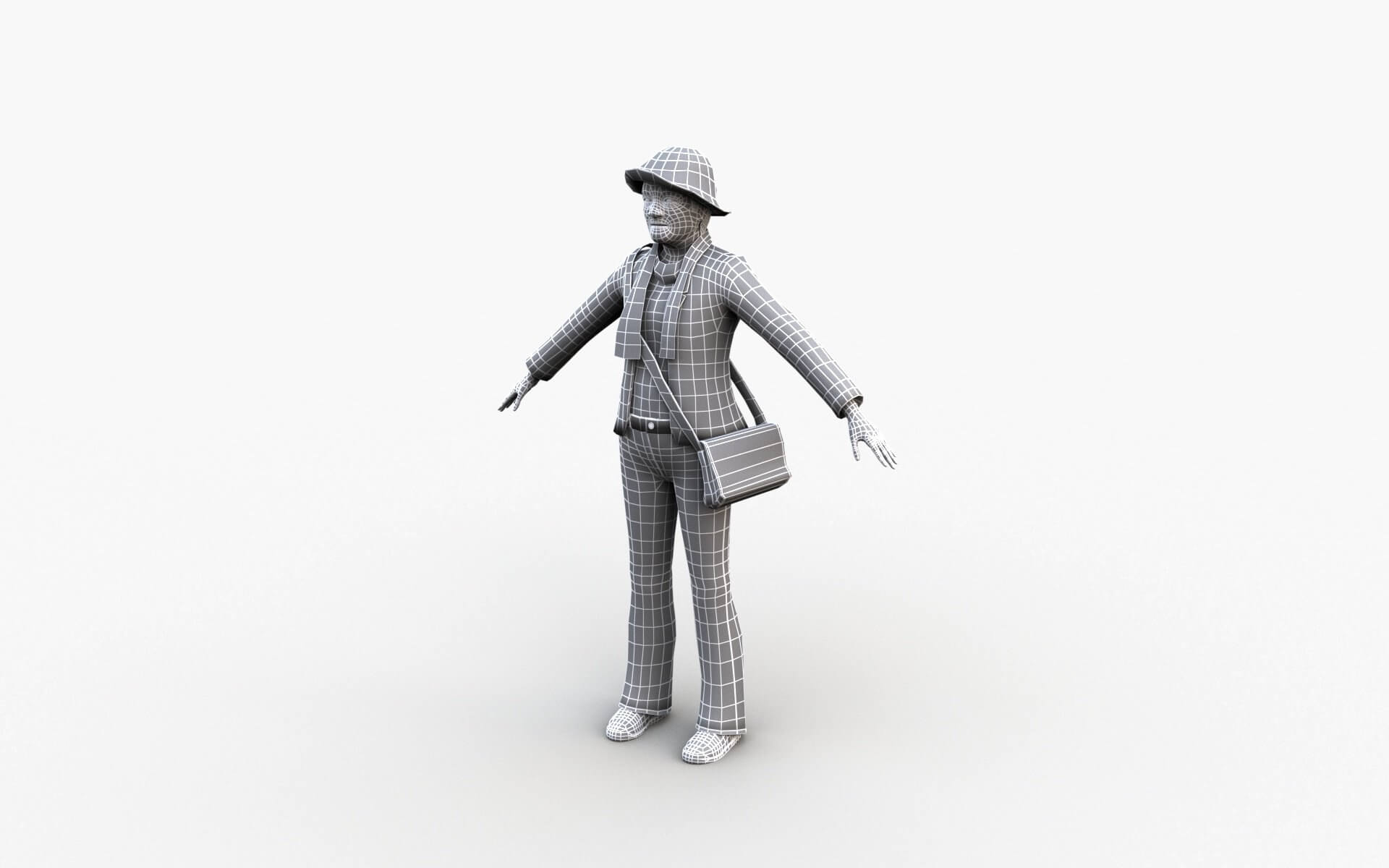 Middle-aged Woman 3D Model by tomoplace