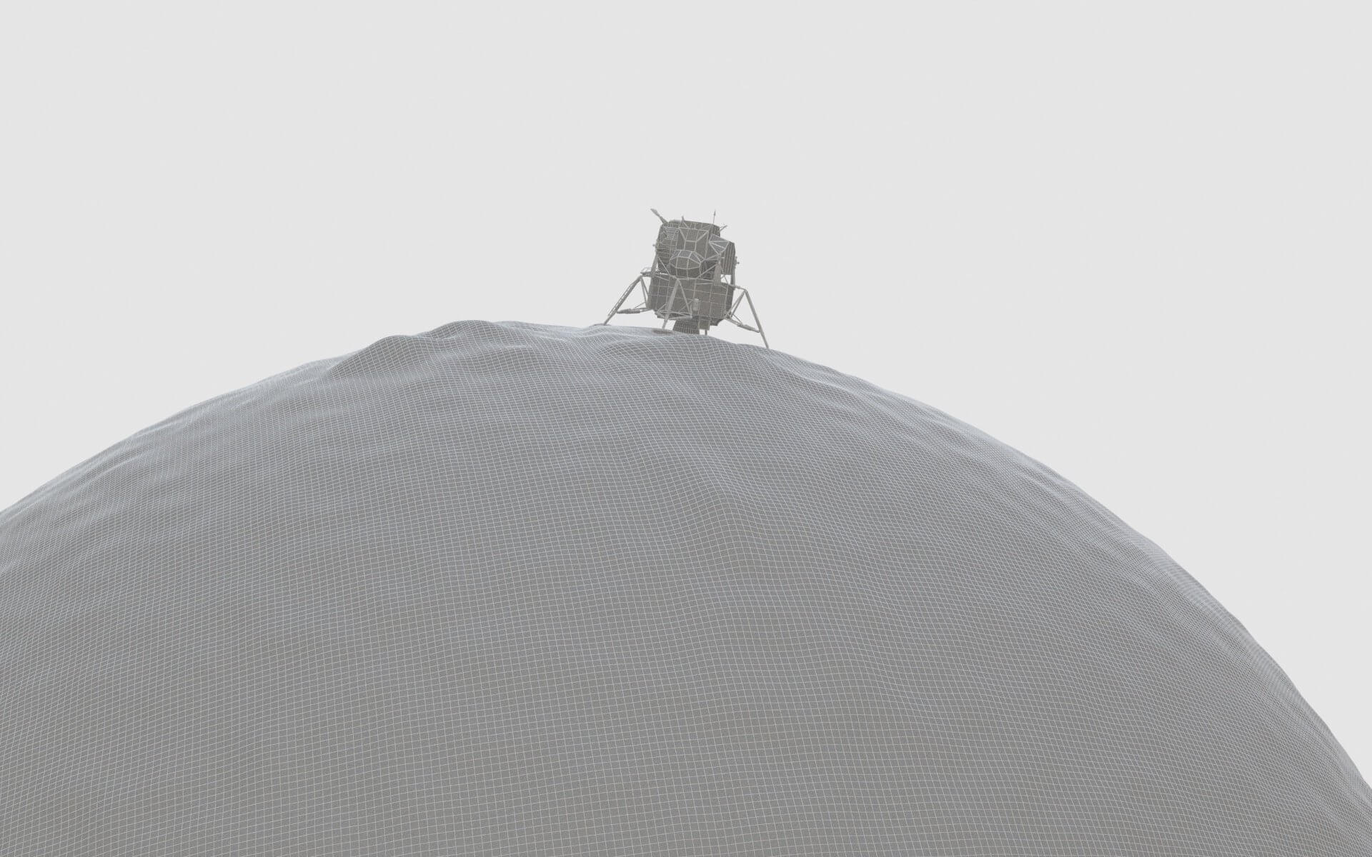 Moon Lander - 3D Model by tomoplace