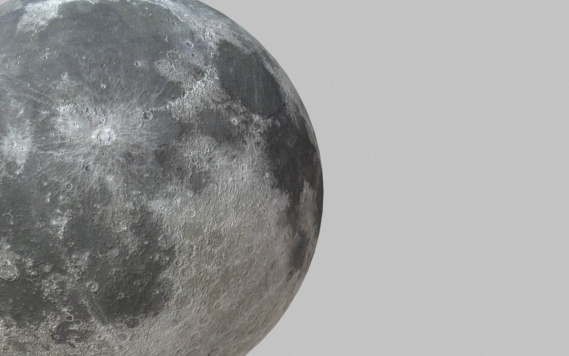 Moon - 3D Model by tomoplace