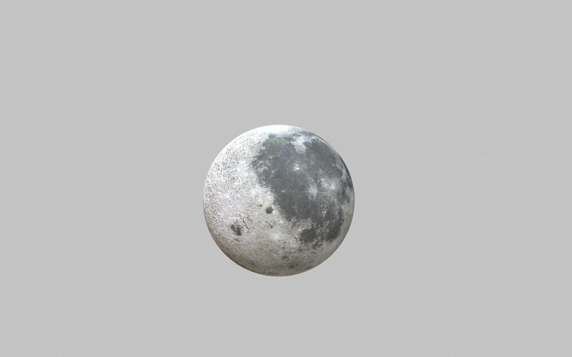 Moon - 3D Model by tomoplace