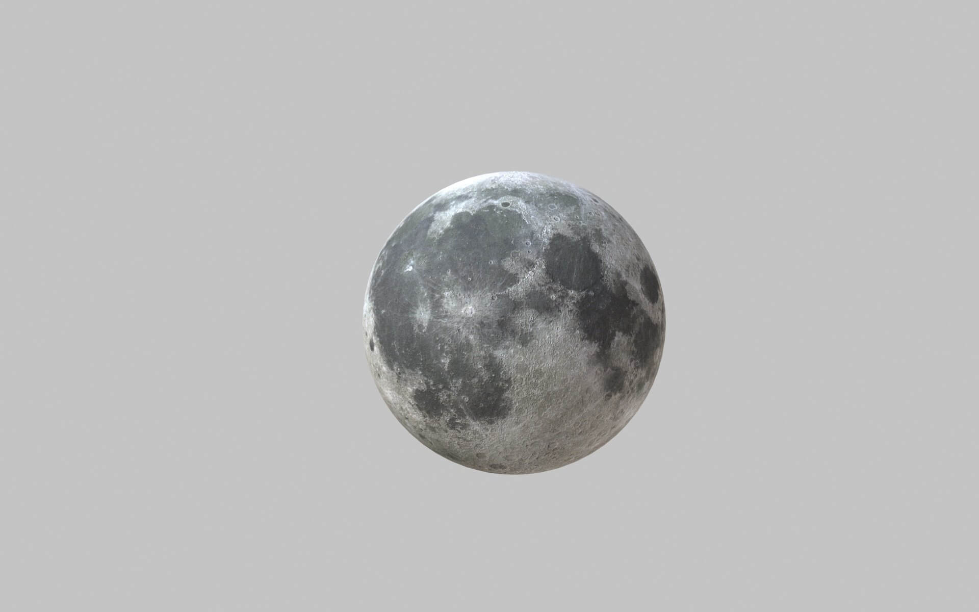 Moon - 3D Model by tomoplace