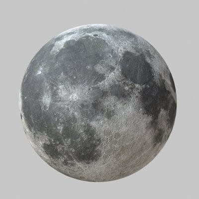 Moon - 3D Model by tomoplace