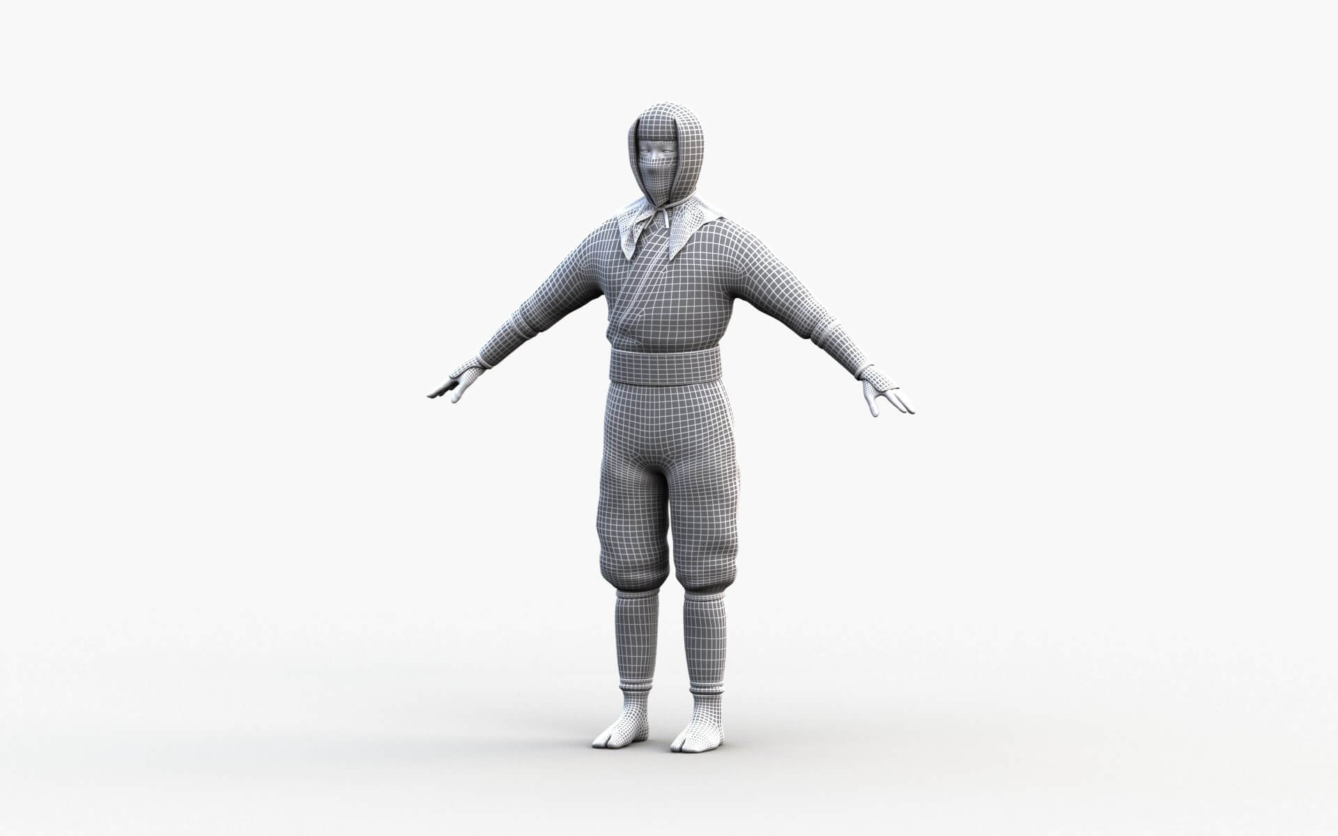 Ninja 0001 - 3D Model by tomoplace