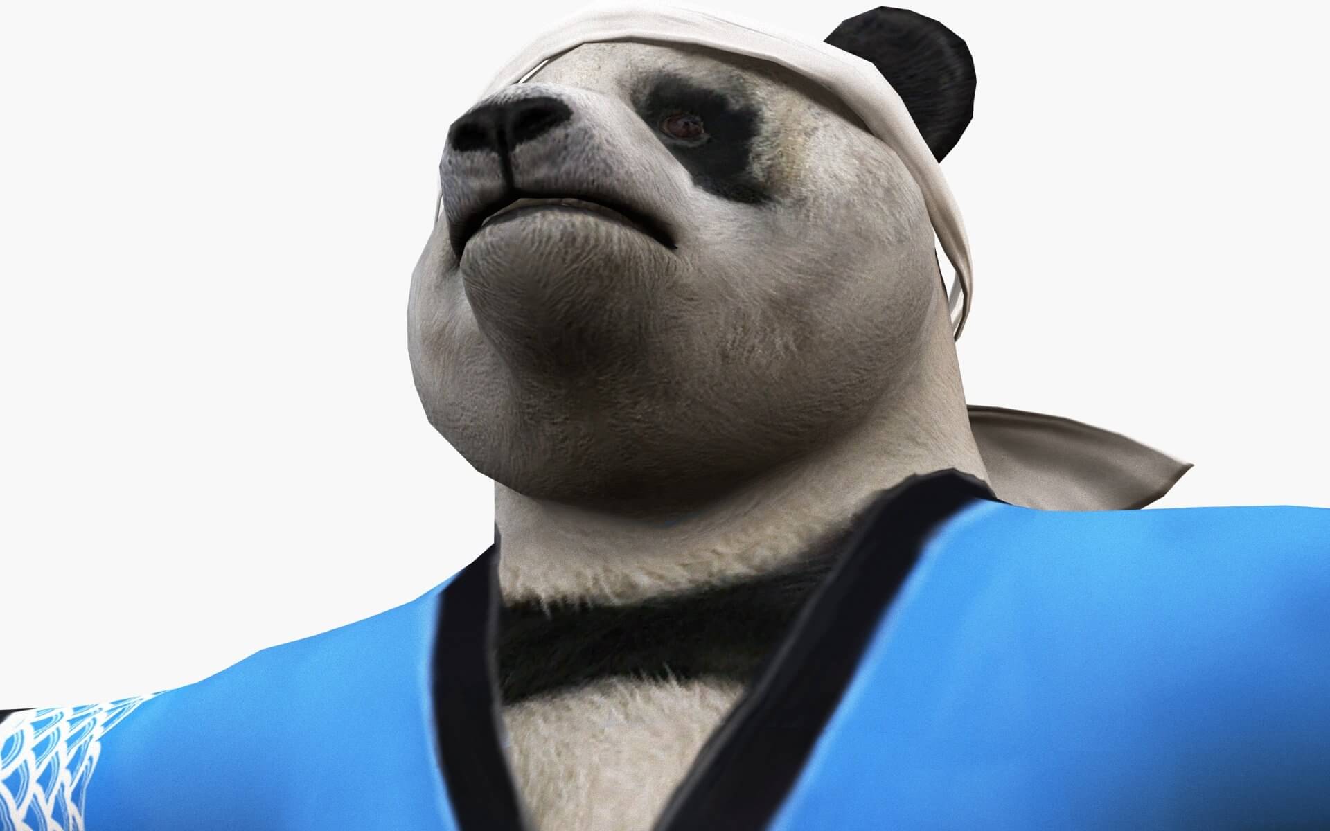 Panda in Yukata - 3D Model by tomoplace