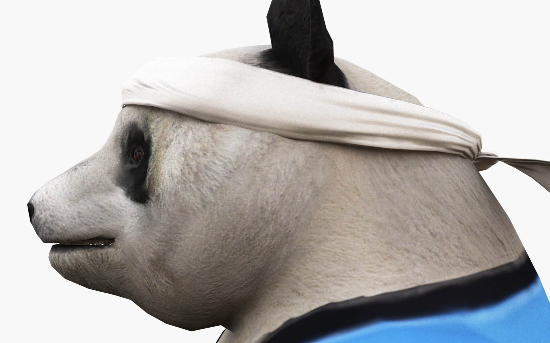 Panda in Yukata - 3D Model by tomoplace