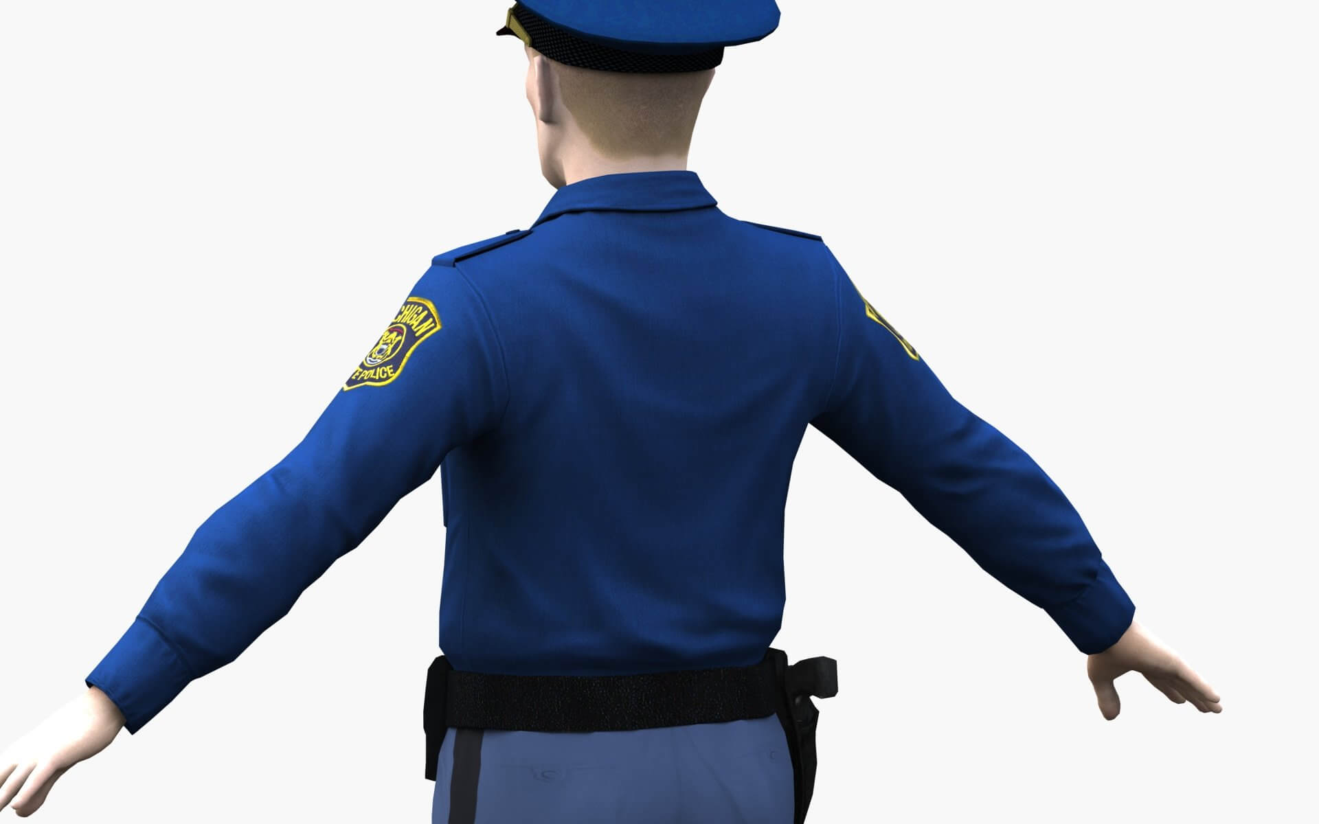 Police Officer 0001 - 3D Model by tomoplace