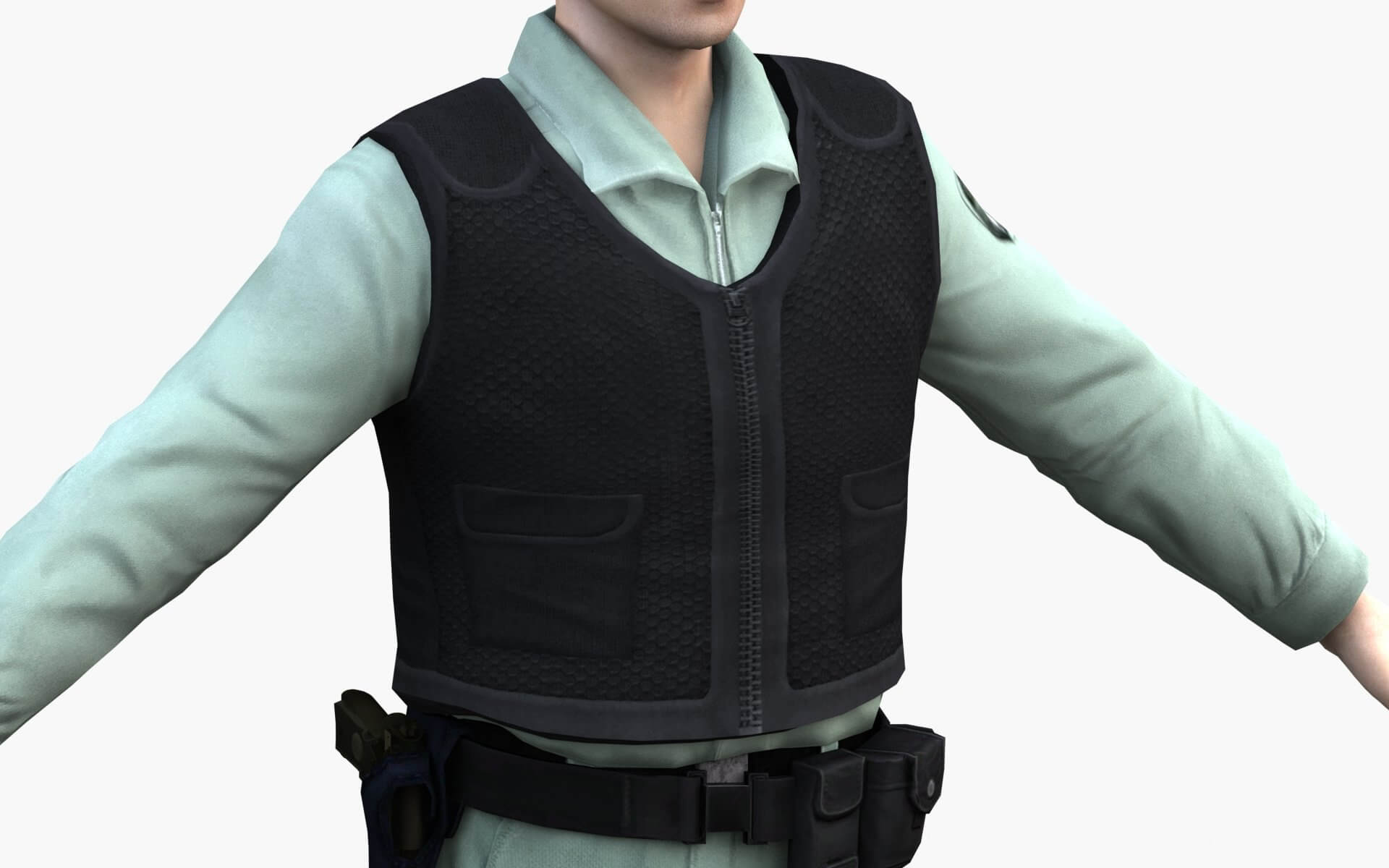 Police Officer 0016 - 3D Model by tomoplace