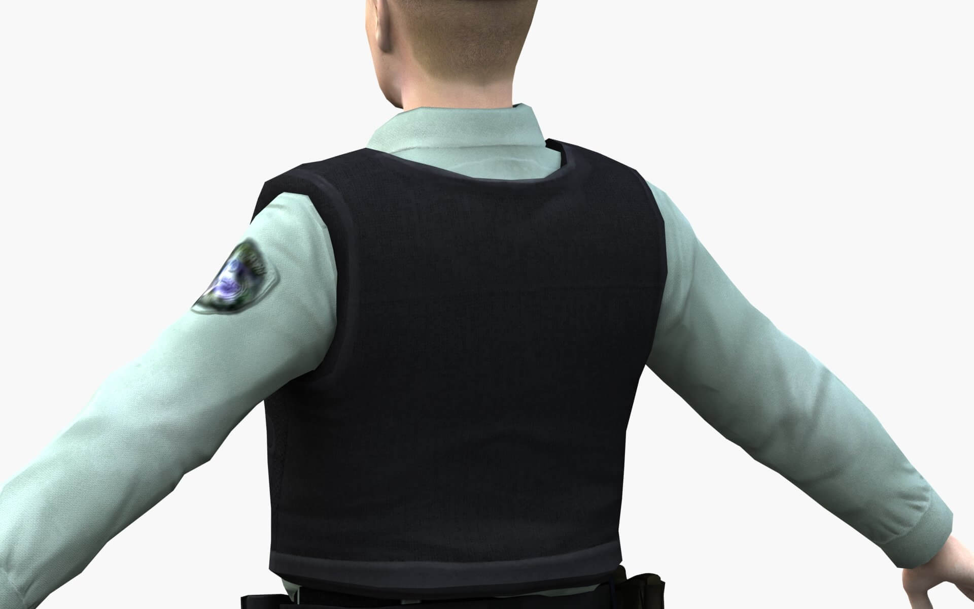 Police Officer 0016 - 3D Model by tomoplace