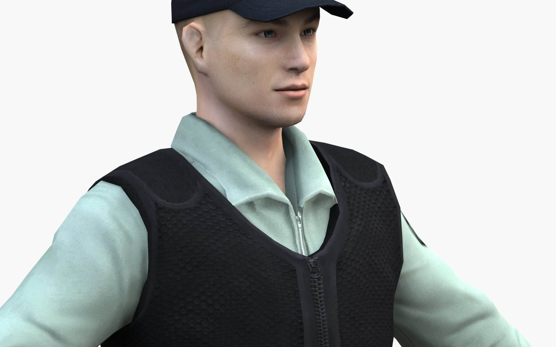 Police Officer 0016 - 3D Model by tomoplace