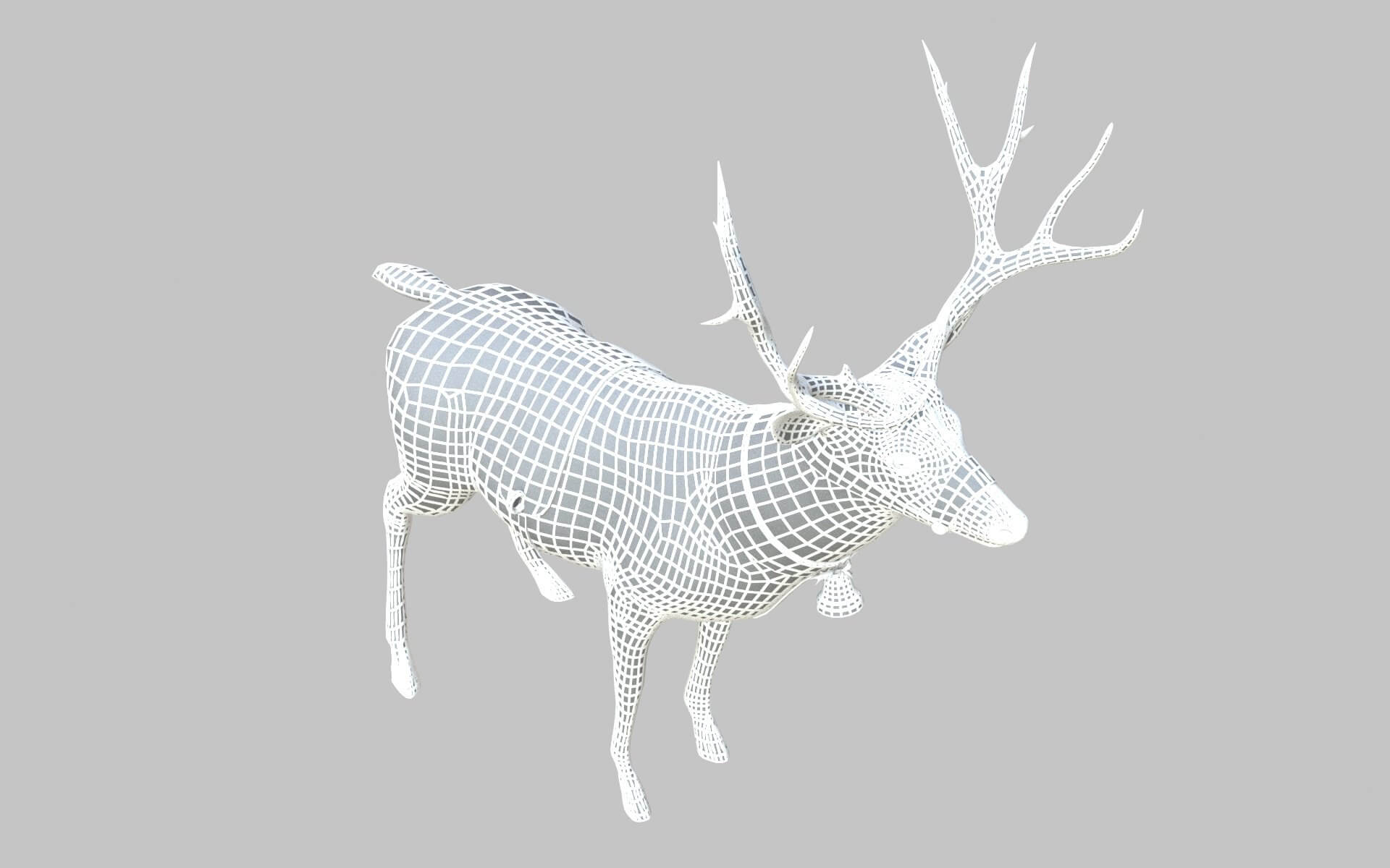 Reindeer Rigged - 3D Model by tomoplace