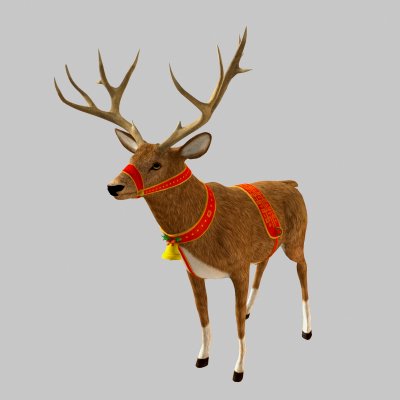 Reindeer Rigged - 3D Model by tomoplace
