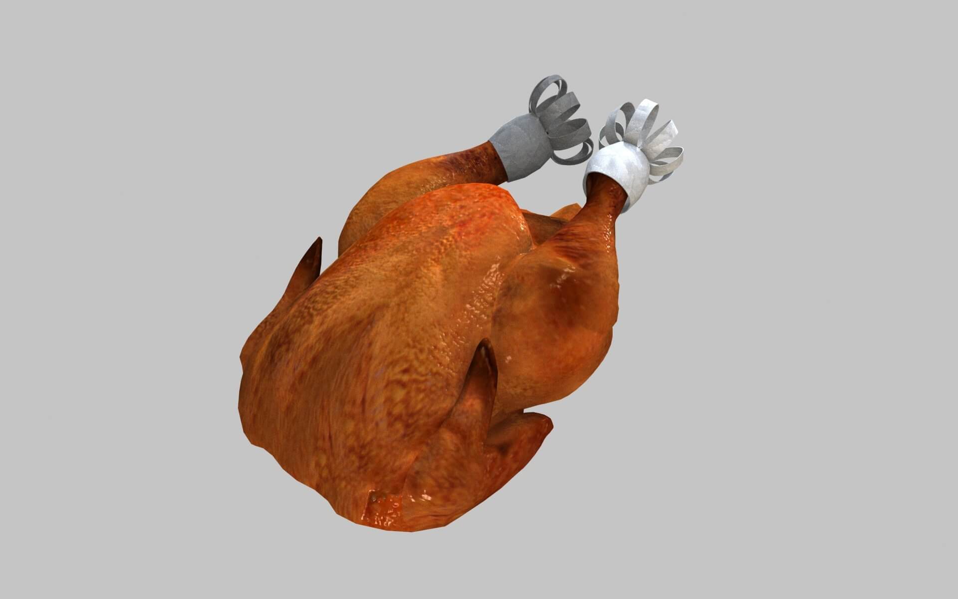 Roasted Turkey - 3D Model by tomoplace
