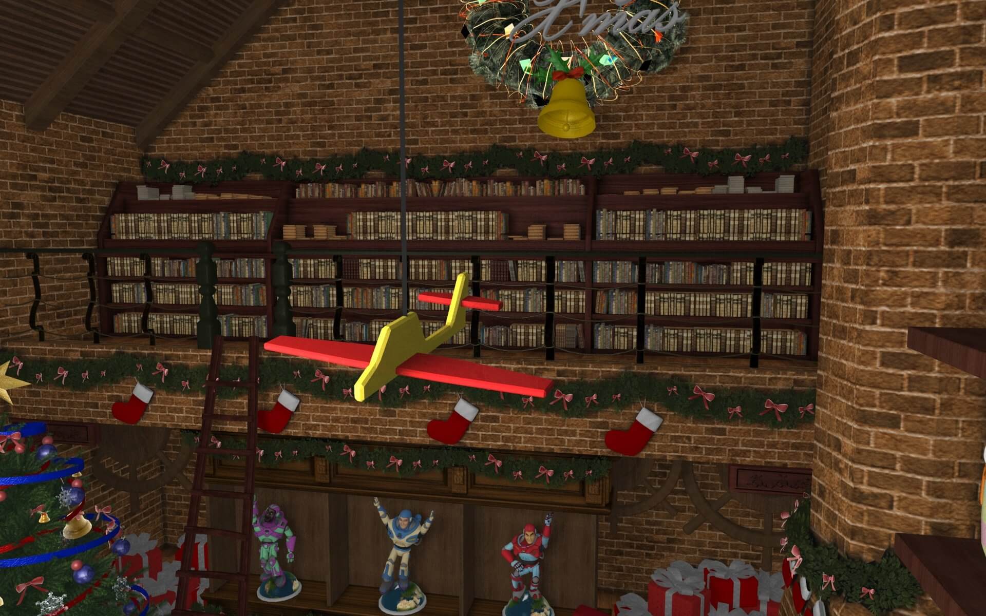 Santa Workshop - 3D Model by tomoplace