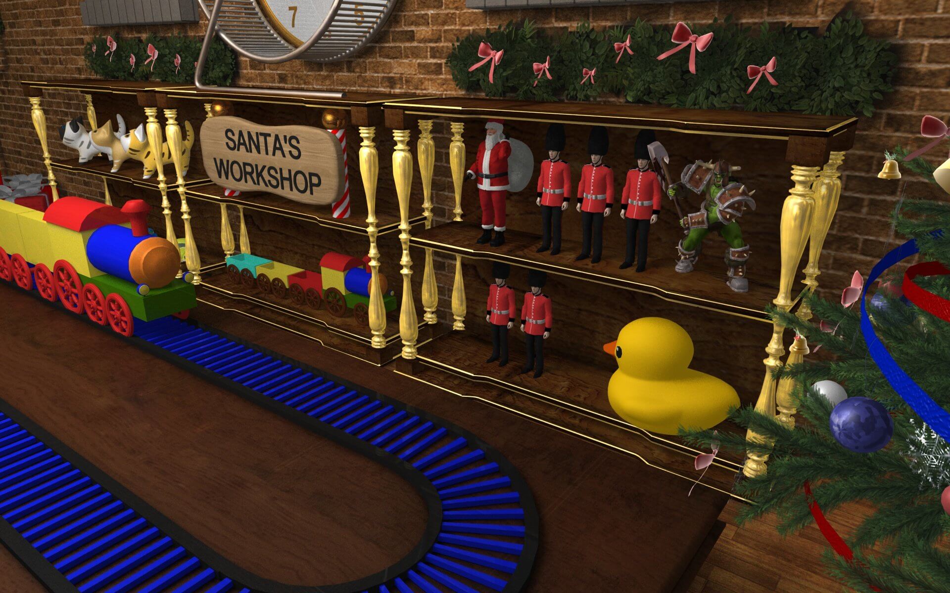 Santa Workshop - 3D Model by tomoplace