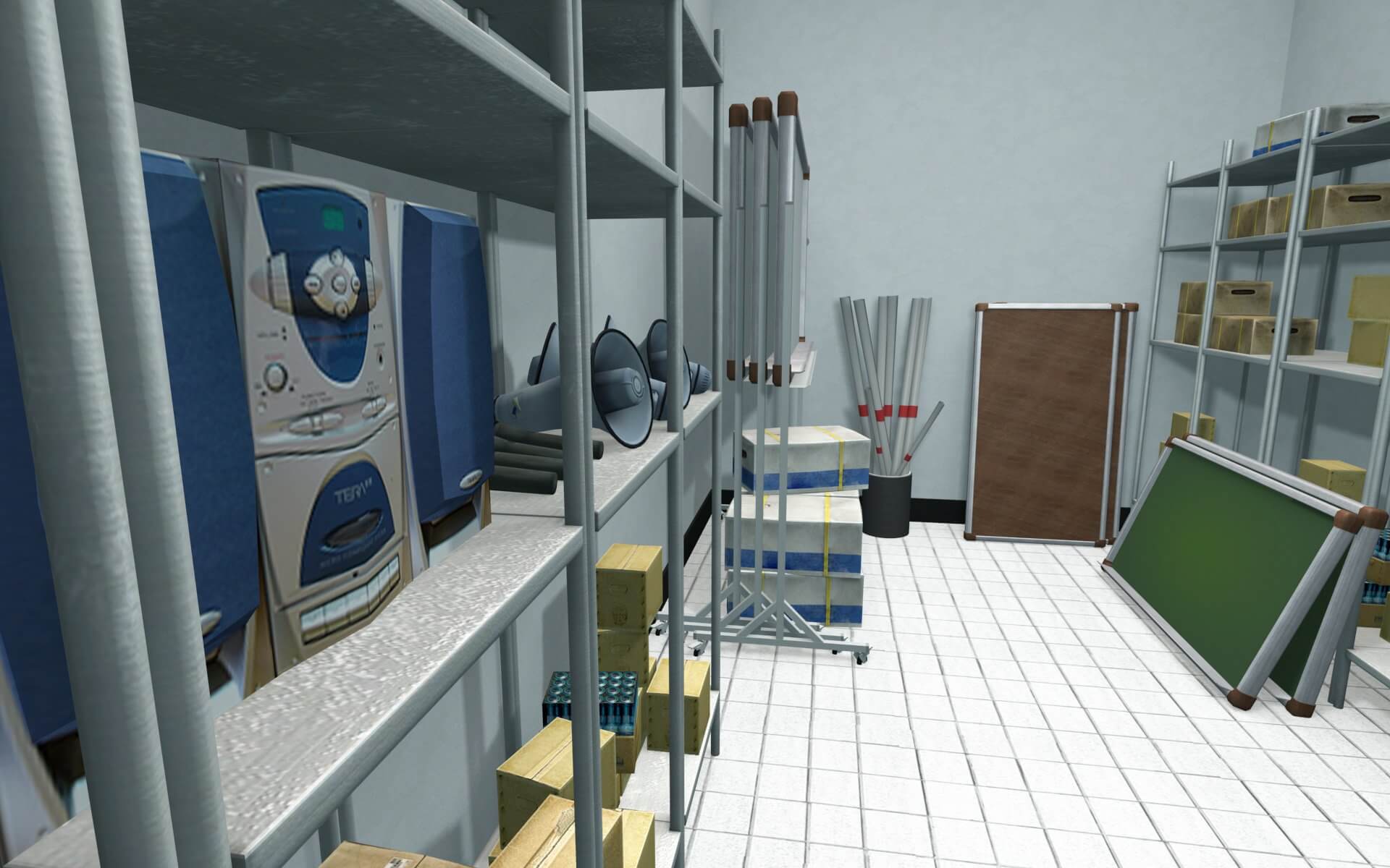 School Storage Room - 3D Model by tomoplace