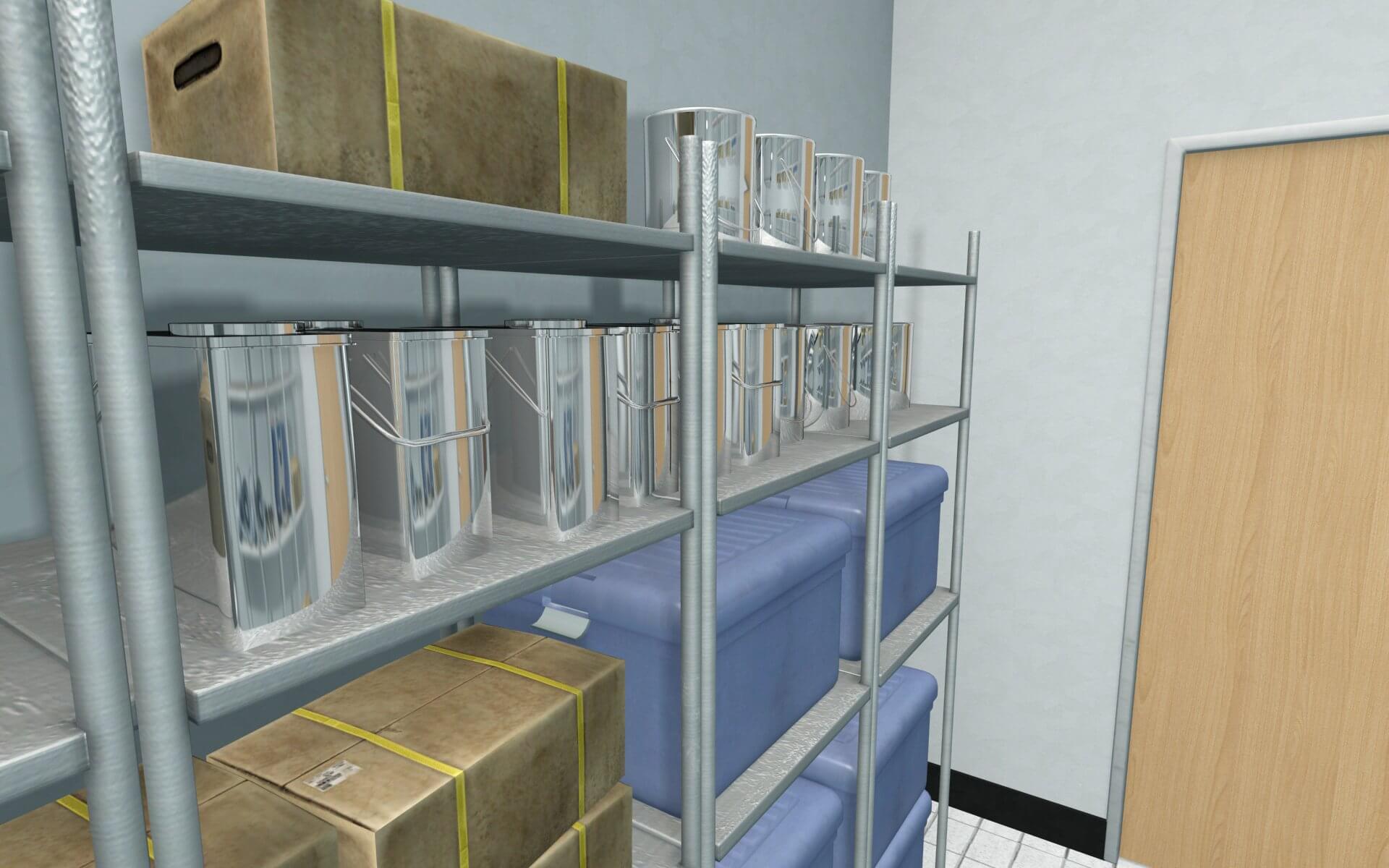 School Storage Room - 3D Model by tomoplace