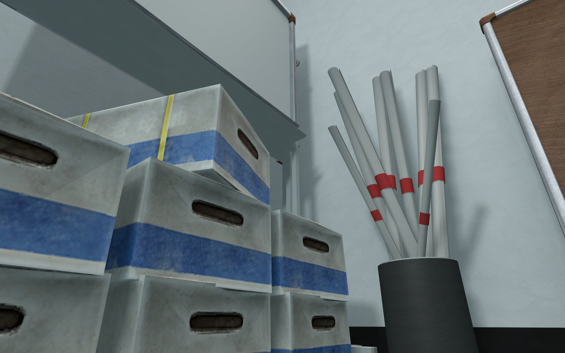 School Storage Room - 3D Model by tomoplace
