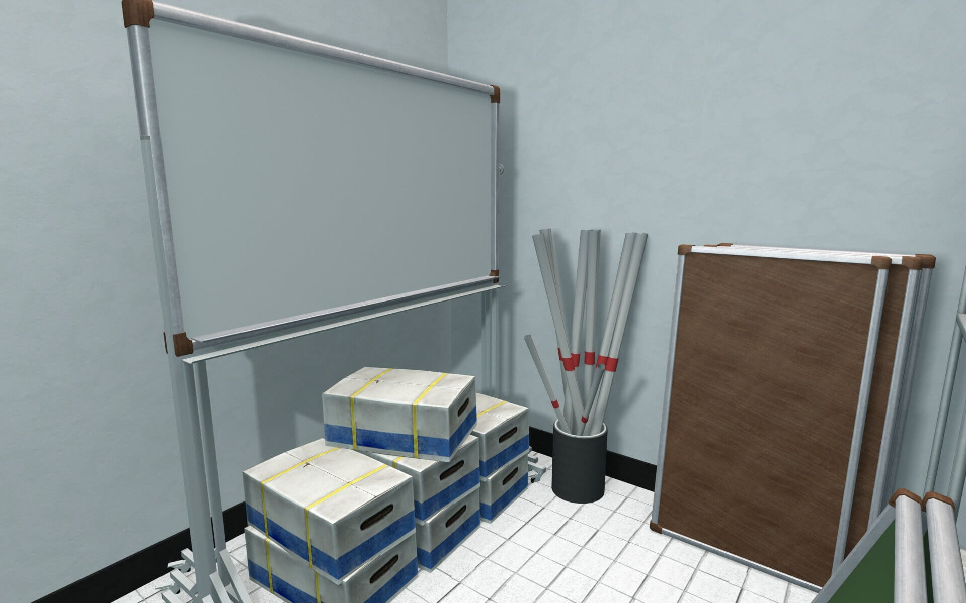 School Storage Room - 3D Model by tomoplace