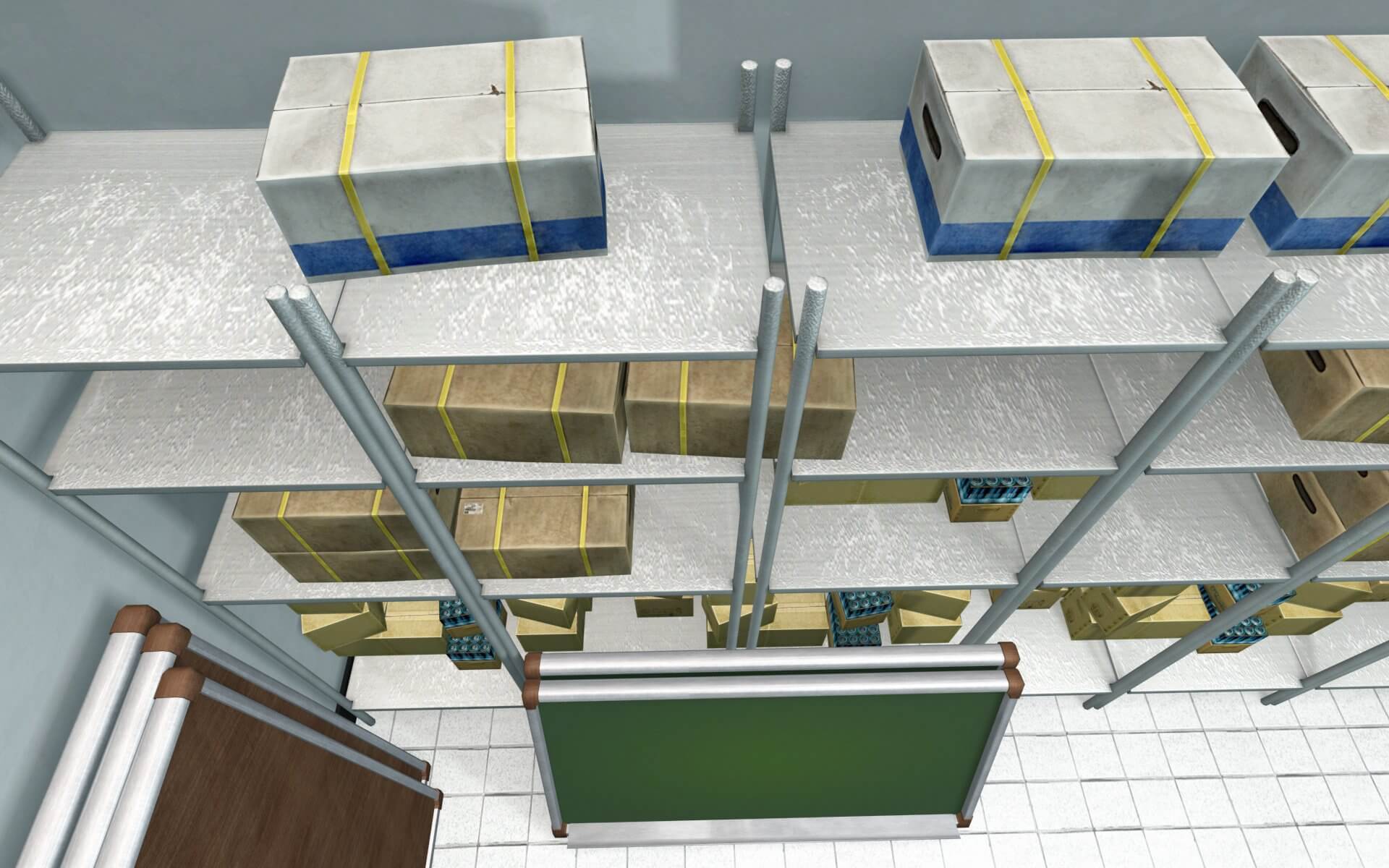 School Storage Room - 3D Model by tomoplace