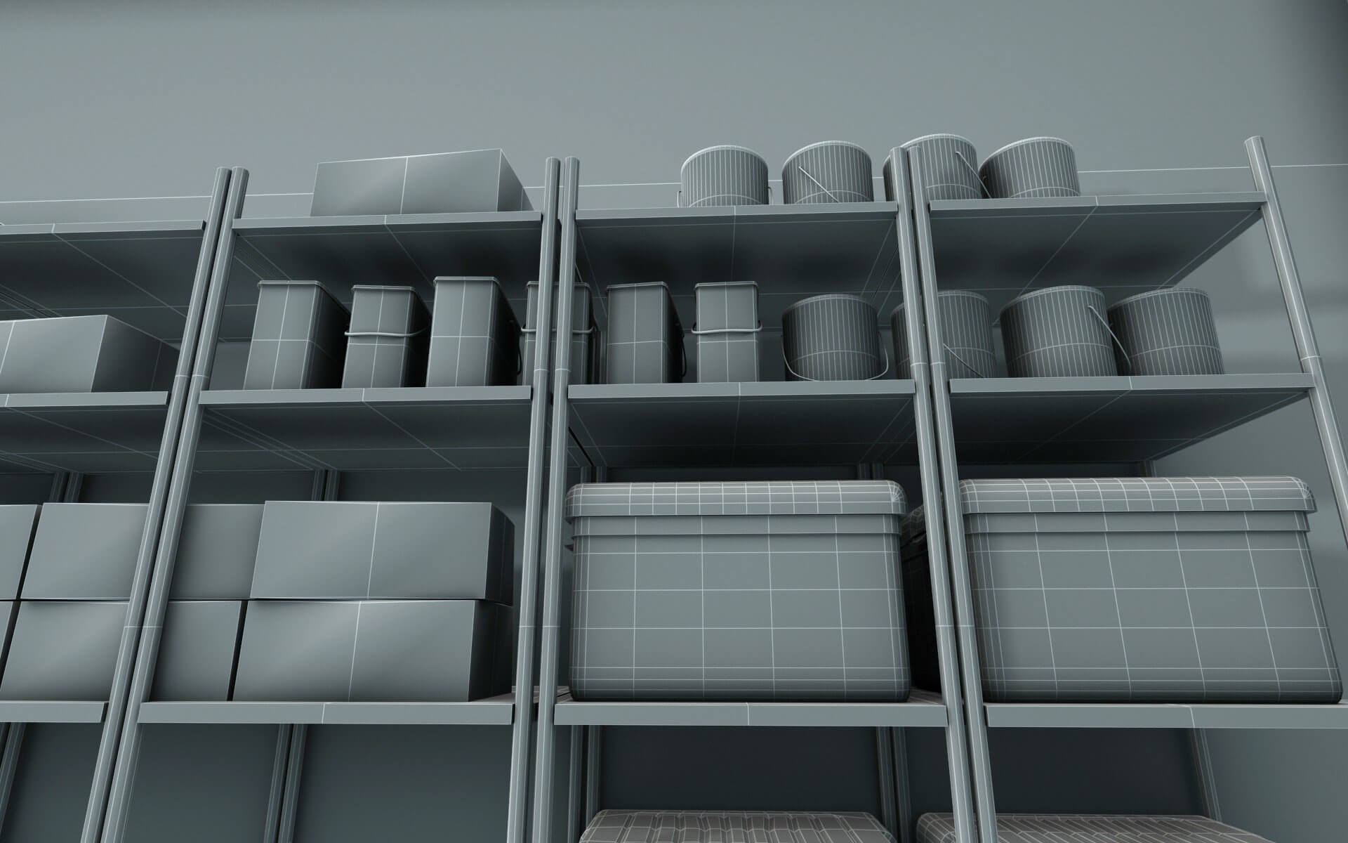 School Storage Room - 3D Model by tomoplace