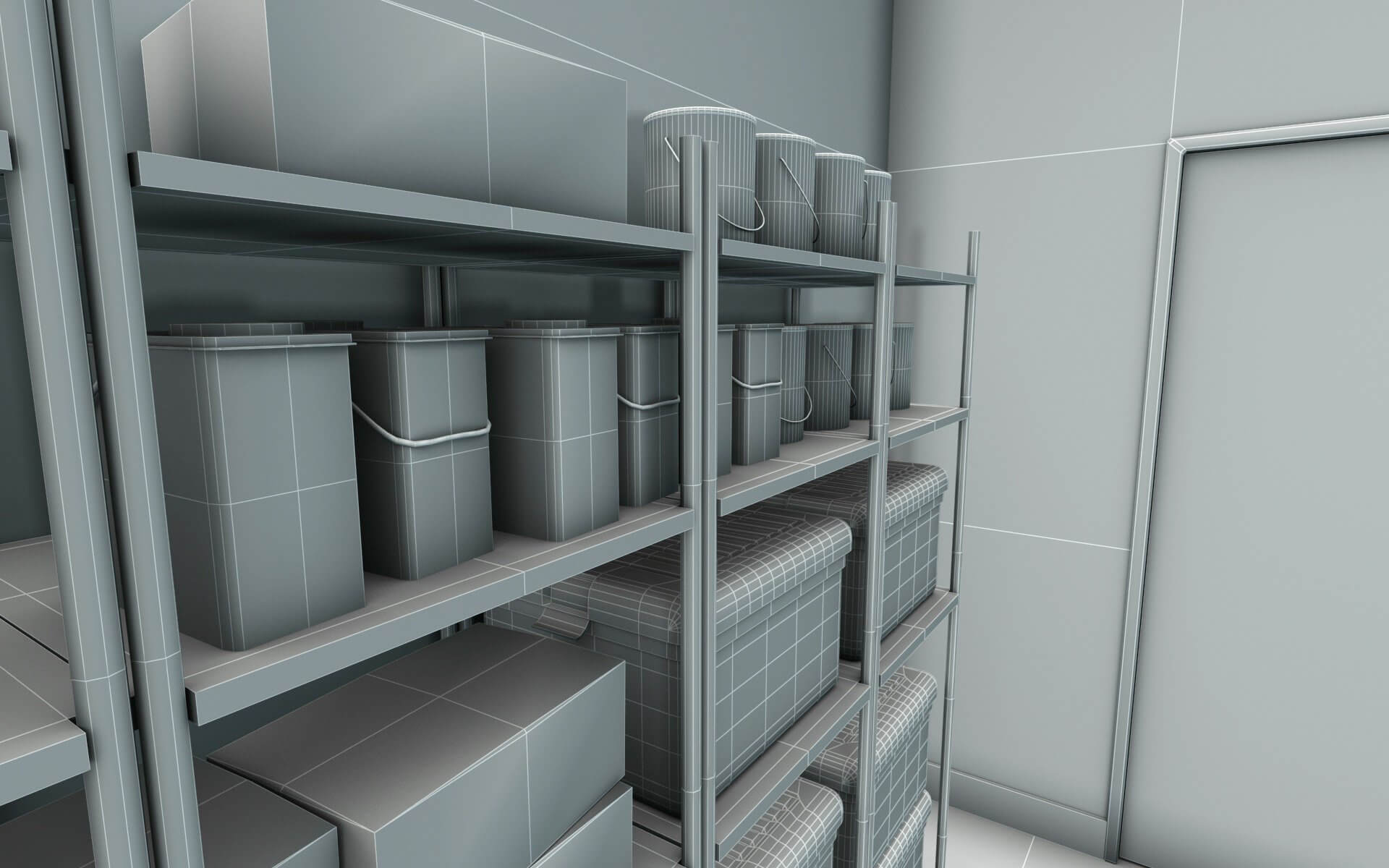 School Storage Room - 3D Model by tomoplace
