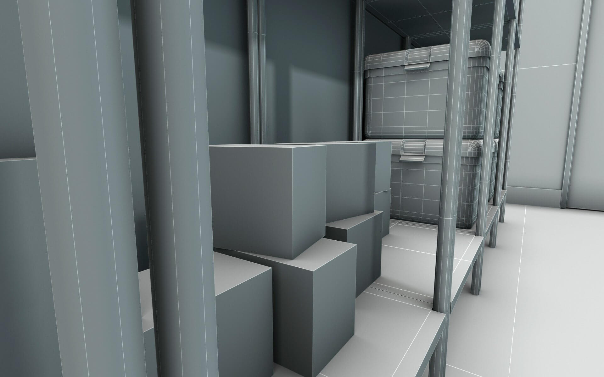 School Storage Room - 3D Model by tomoplace