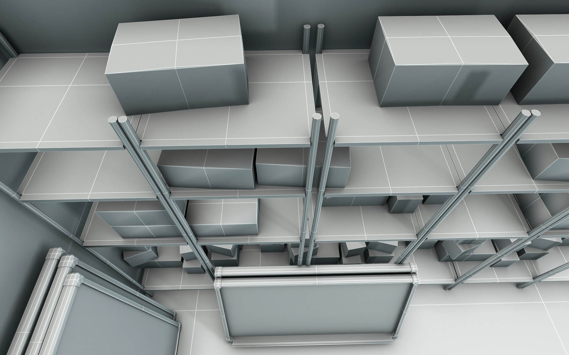 School Storage Room - 3D Model by tomoplace