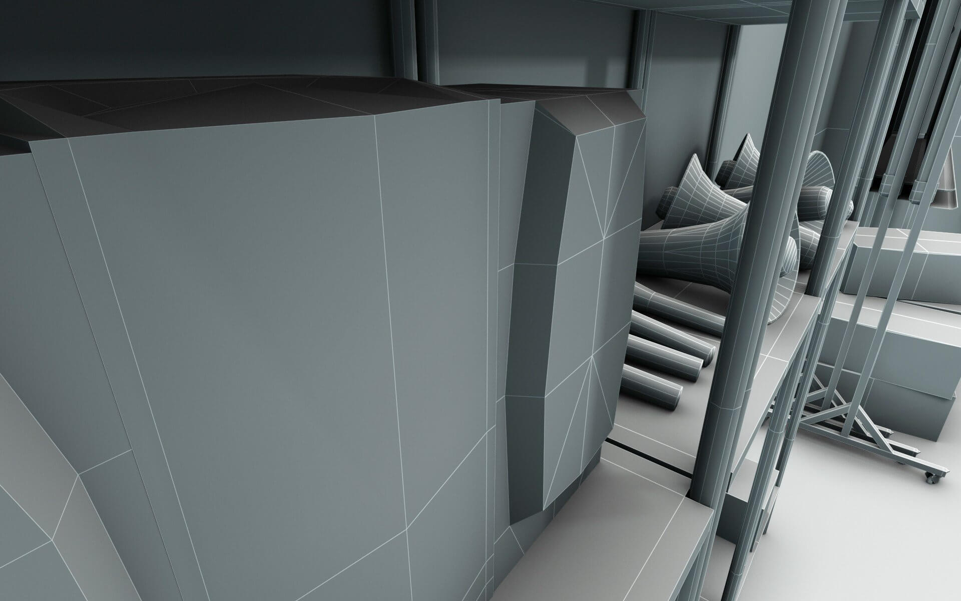 School Storage Room - 3D Model by tomoplace