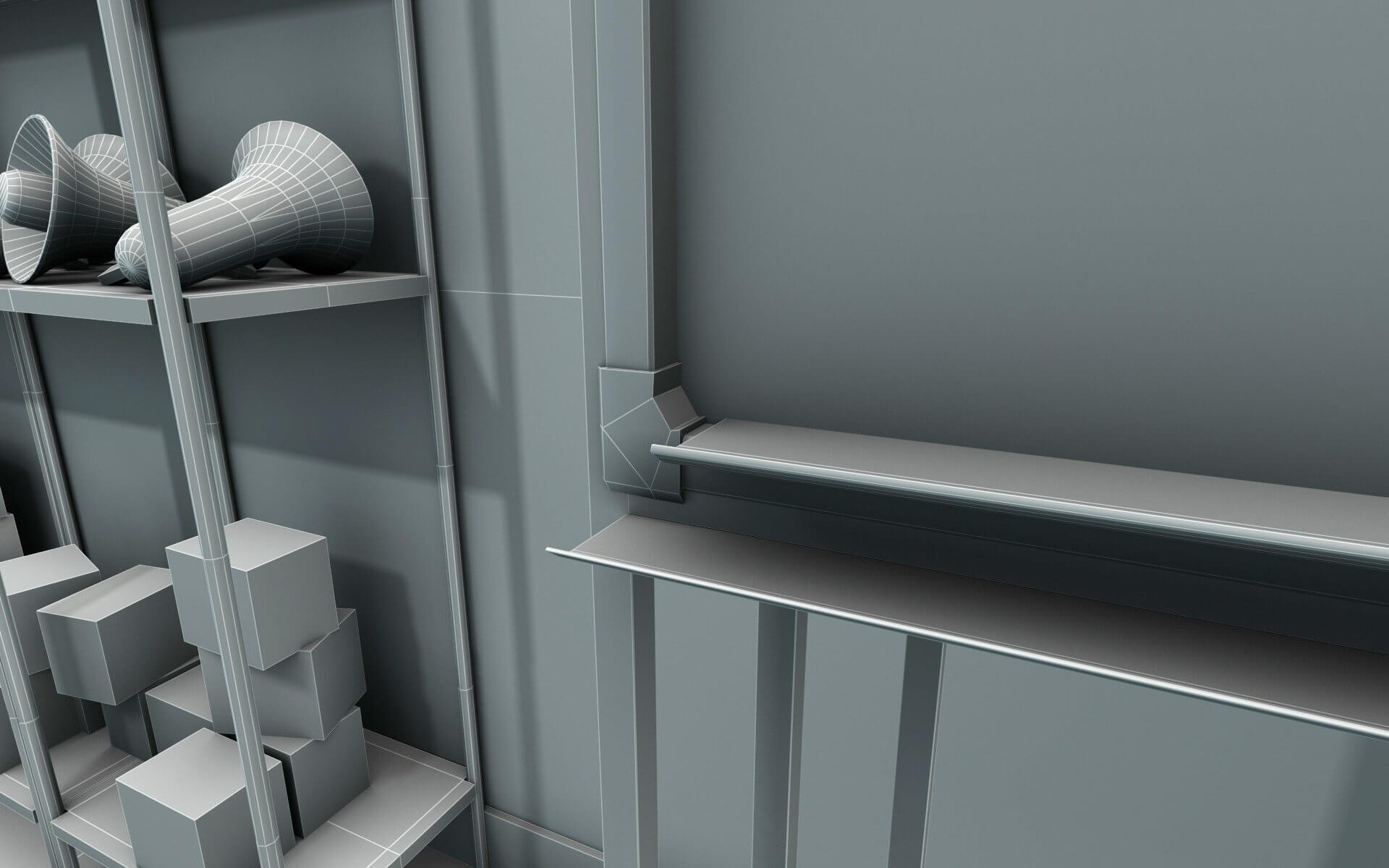 School Storage Room - 3D Model by tomoplace