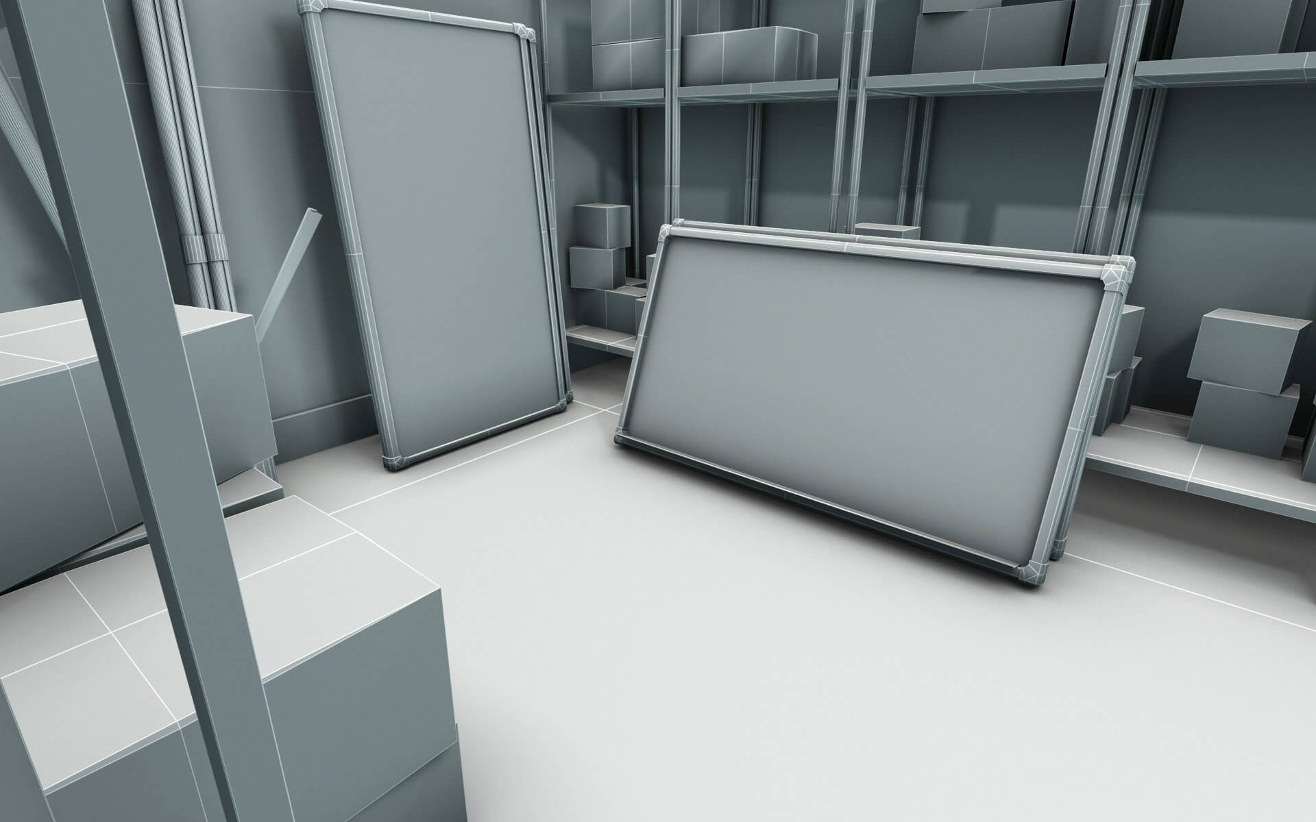 School Storage Room - 3D Model by tomoplace