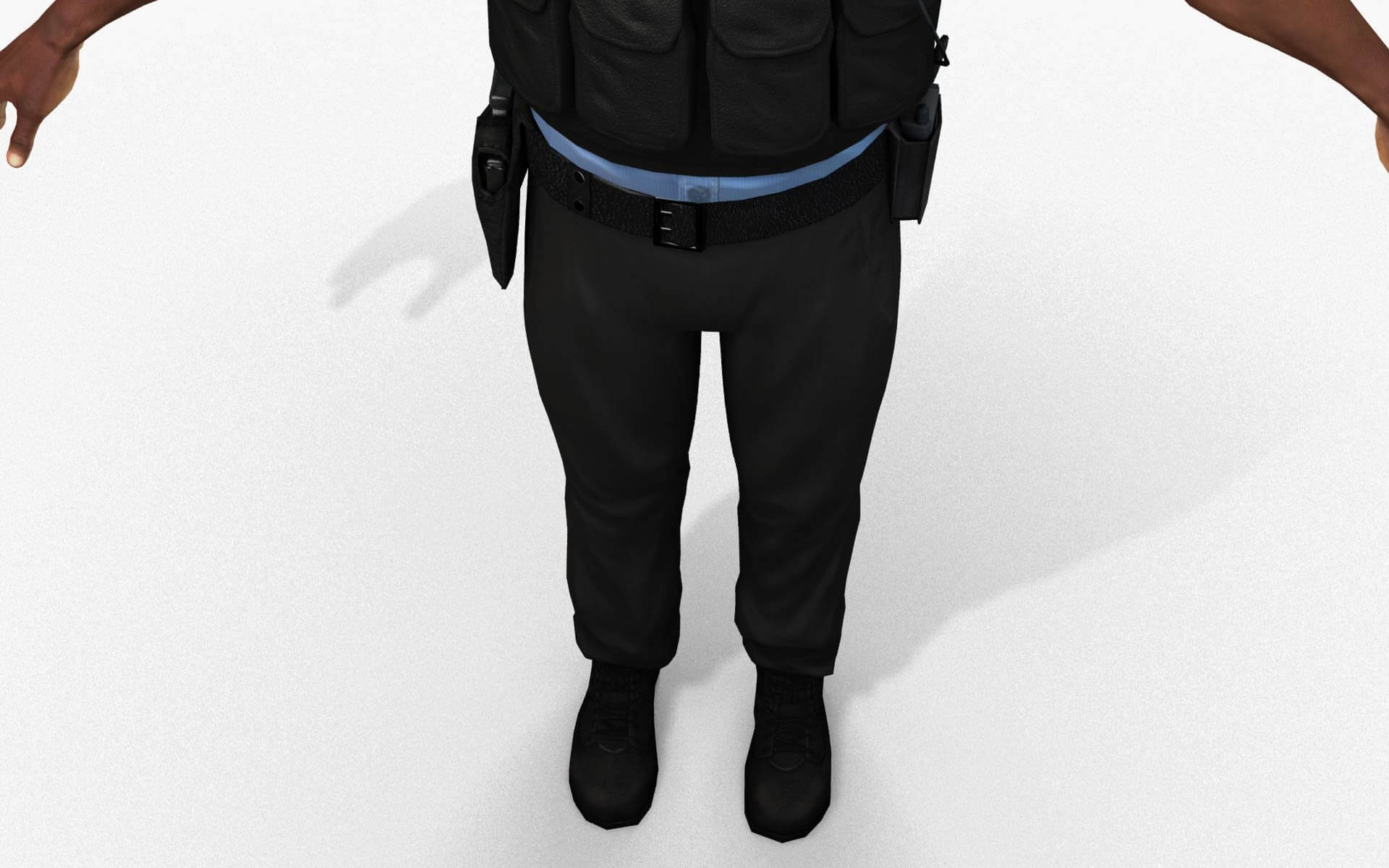 Security Guard - 3D Model by tomoplace
