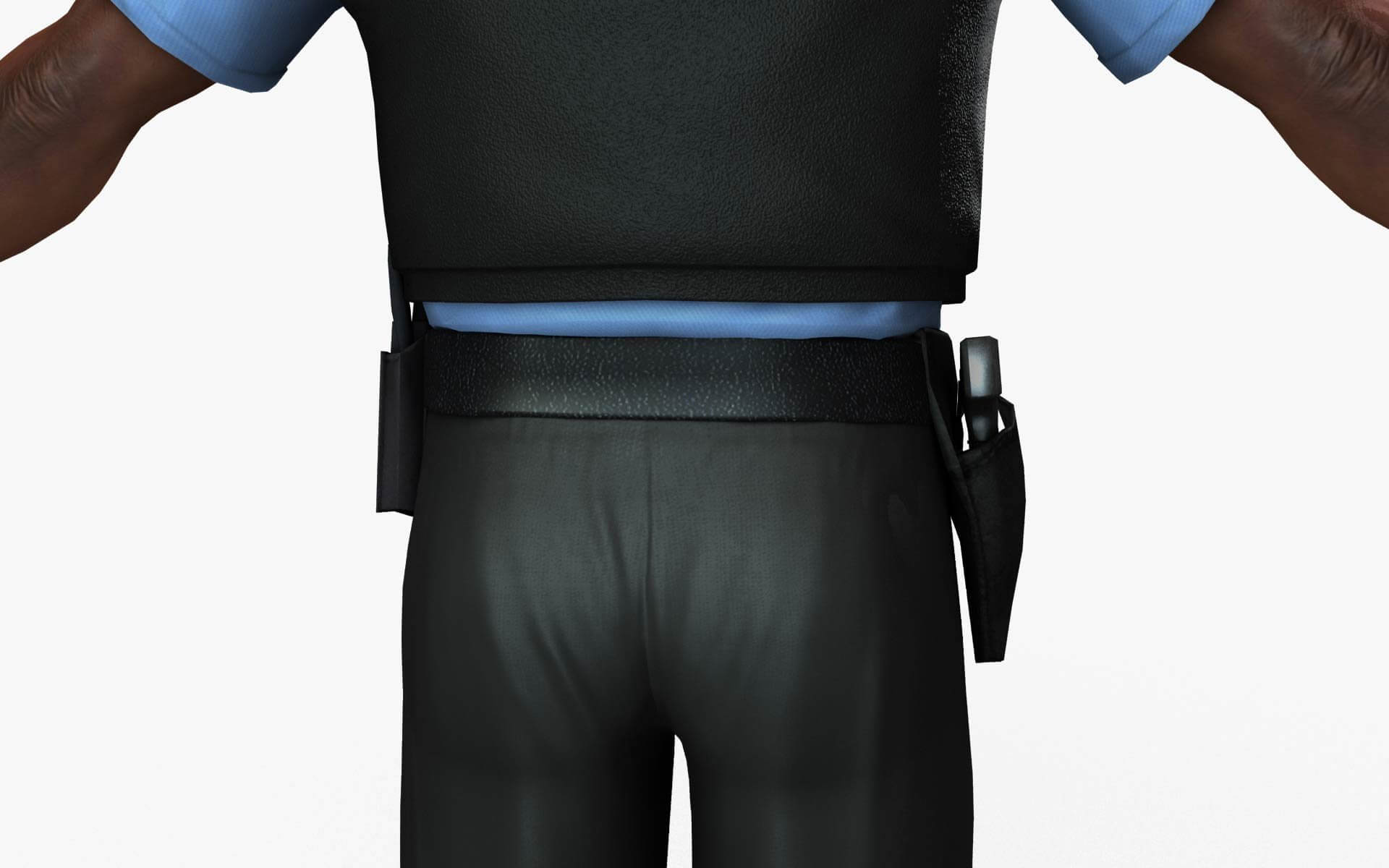 Security Guard - 3D Model by tomoplace